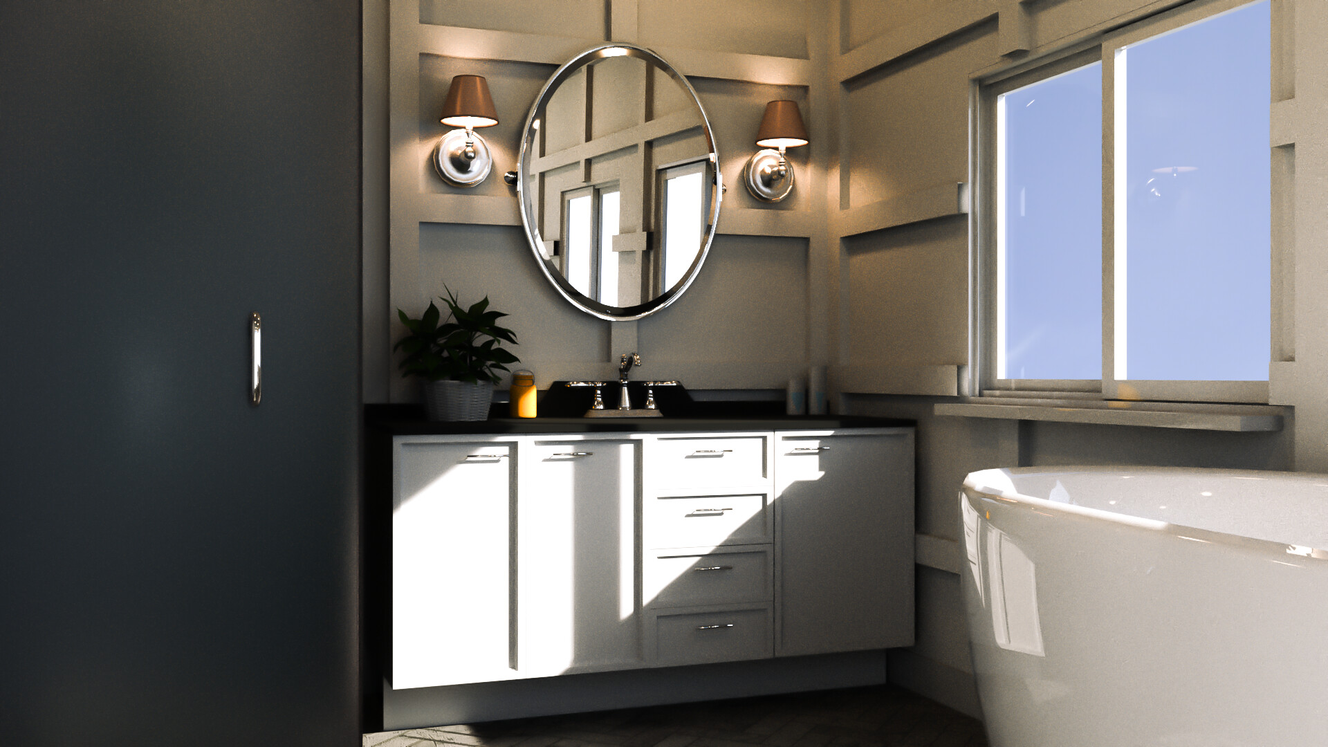 ArtStation - Washroom render