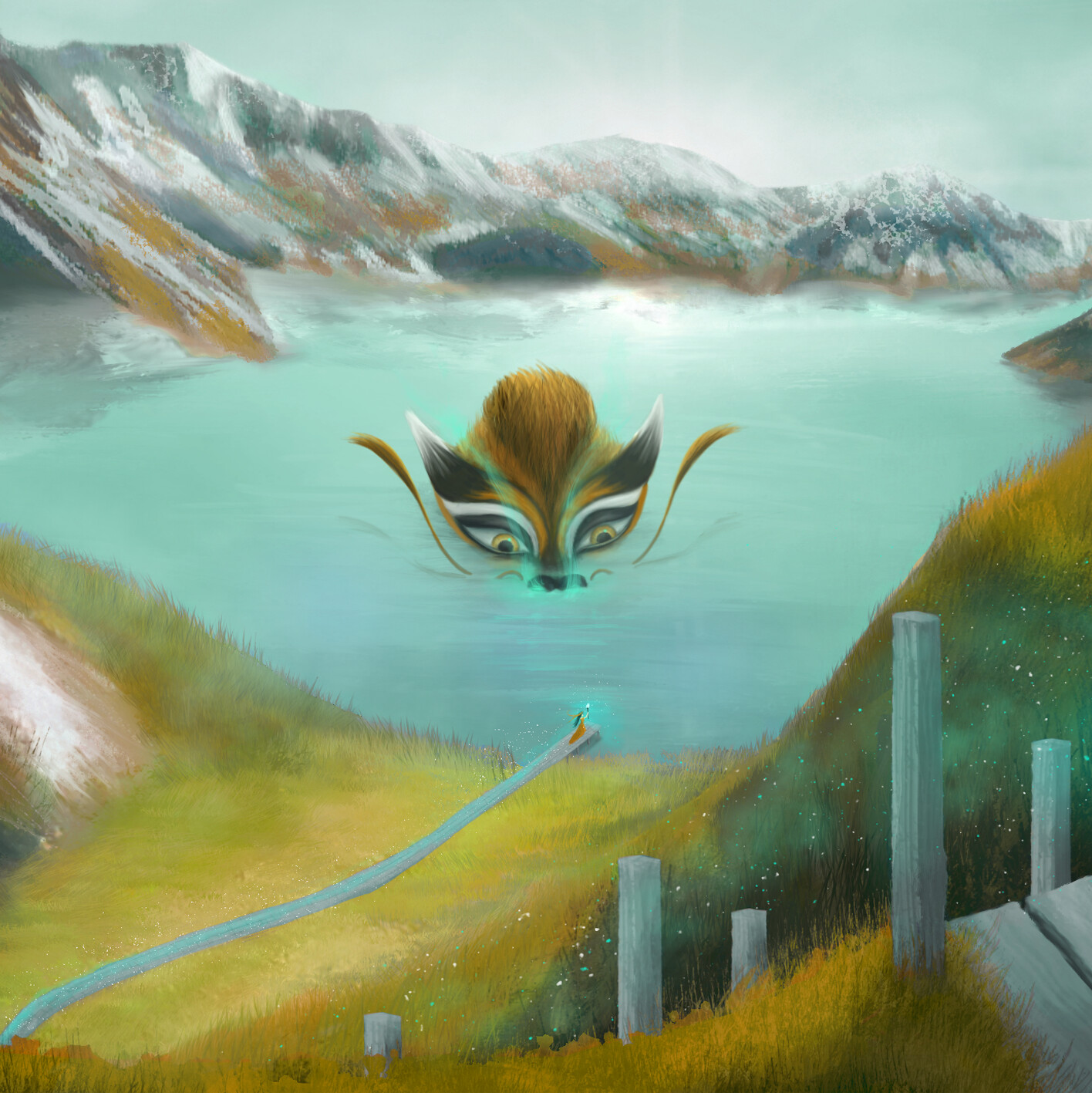 ArtStation - Fox Dragon