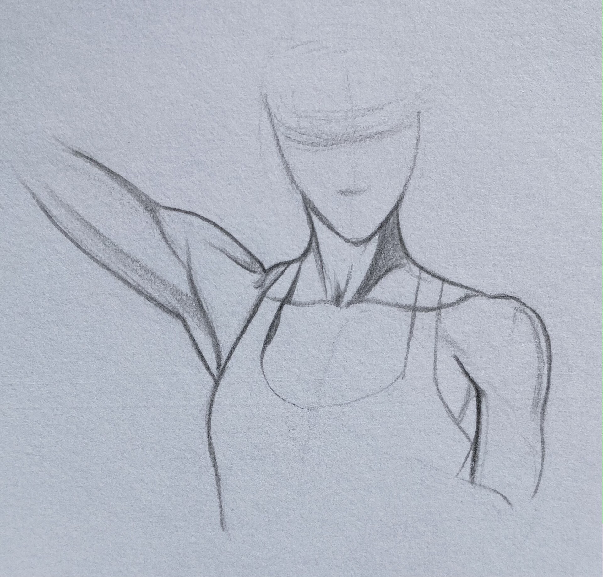 how to draw womans shoulders