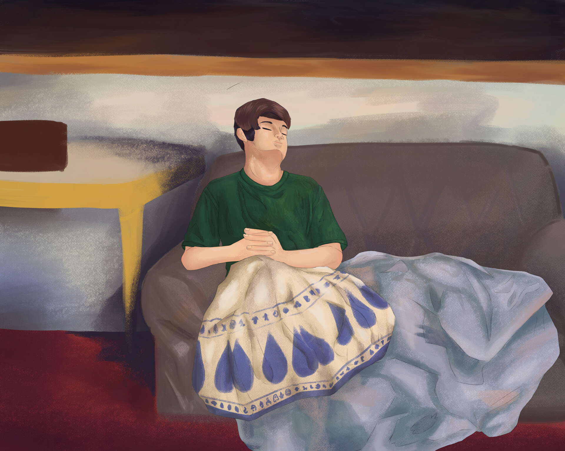 ArtStation - Digital Self Portrait Painting