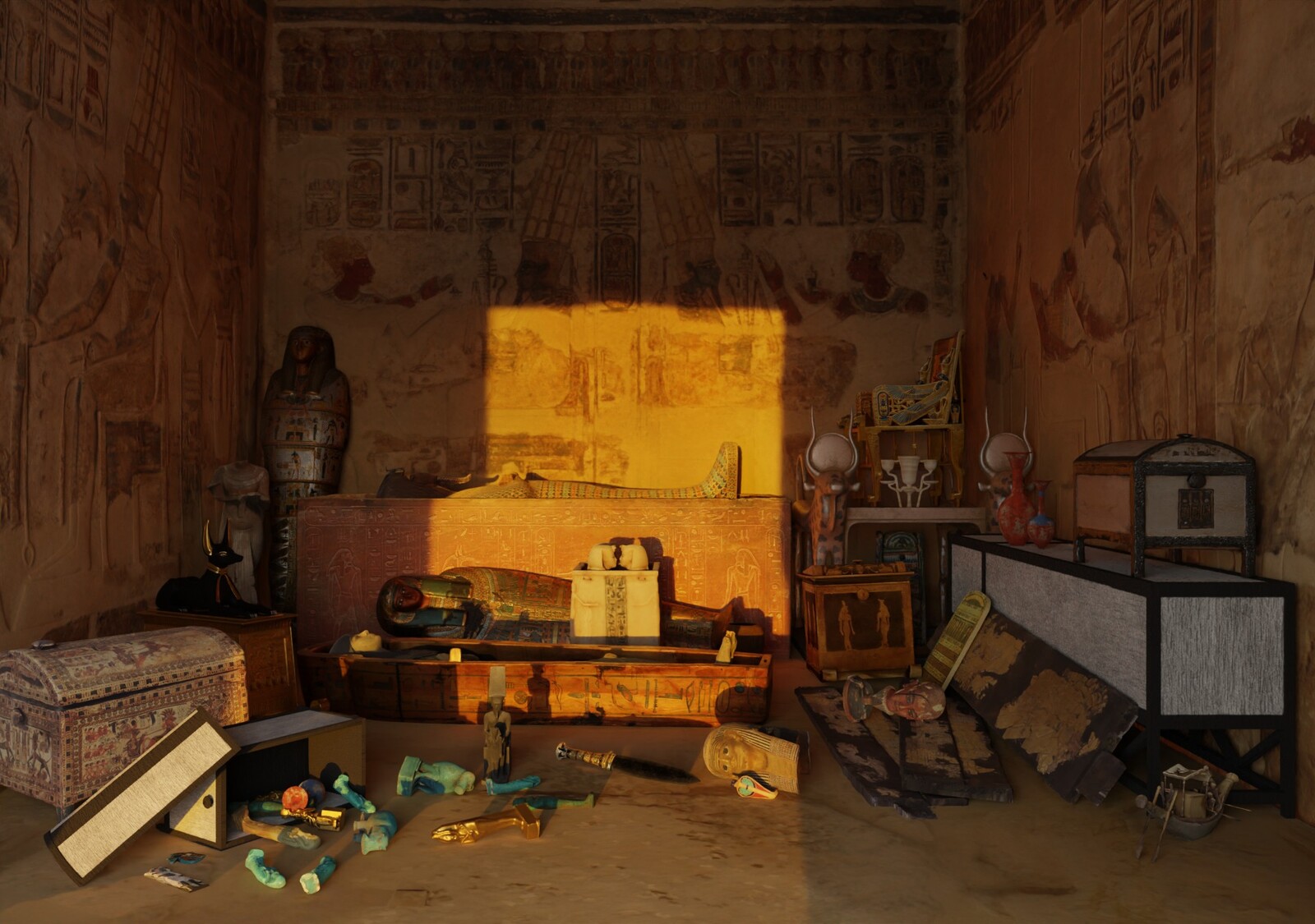 Virtual Box - Desecrated tomb