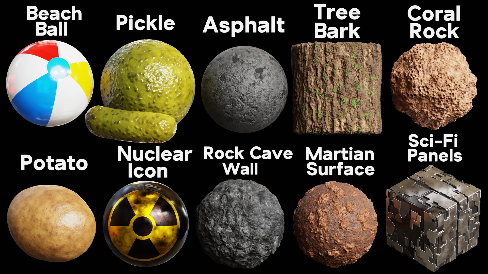 Ryan King - Blender Procedural Material Pack #9