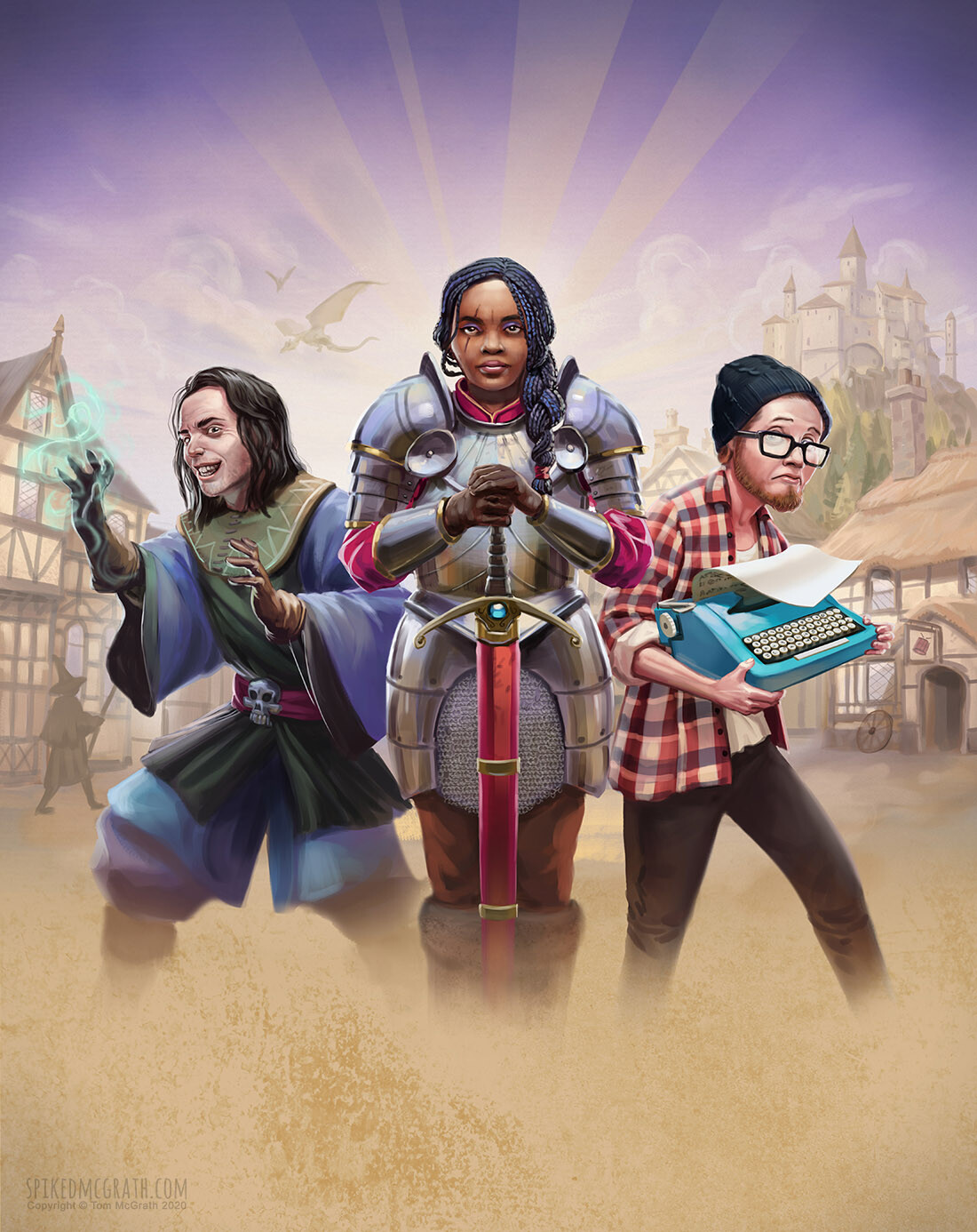 ArtStation - Toxic Male Fantasy: poster illustration