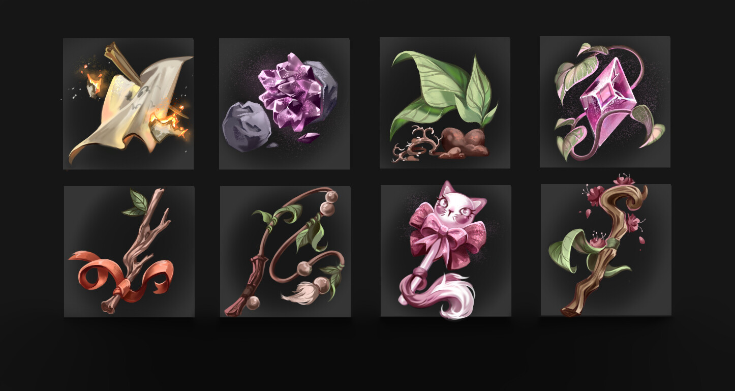 ArtStation - Props from the forest