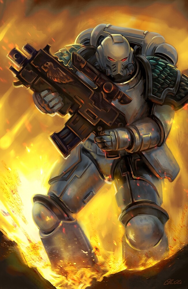 ArtStation - Intercessor (commission work)