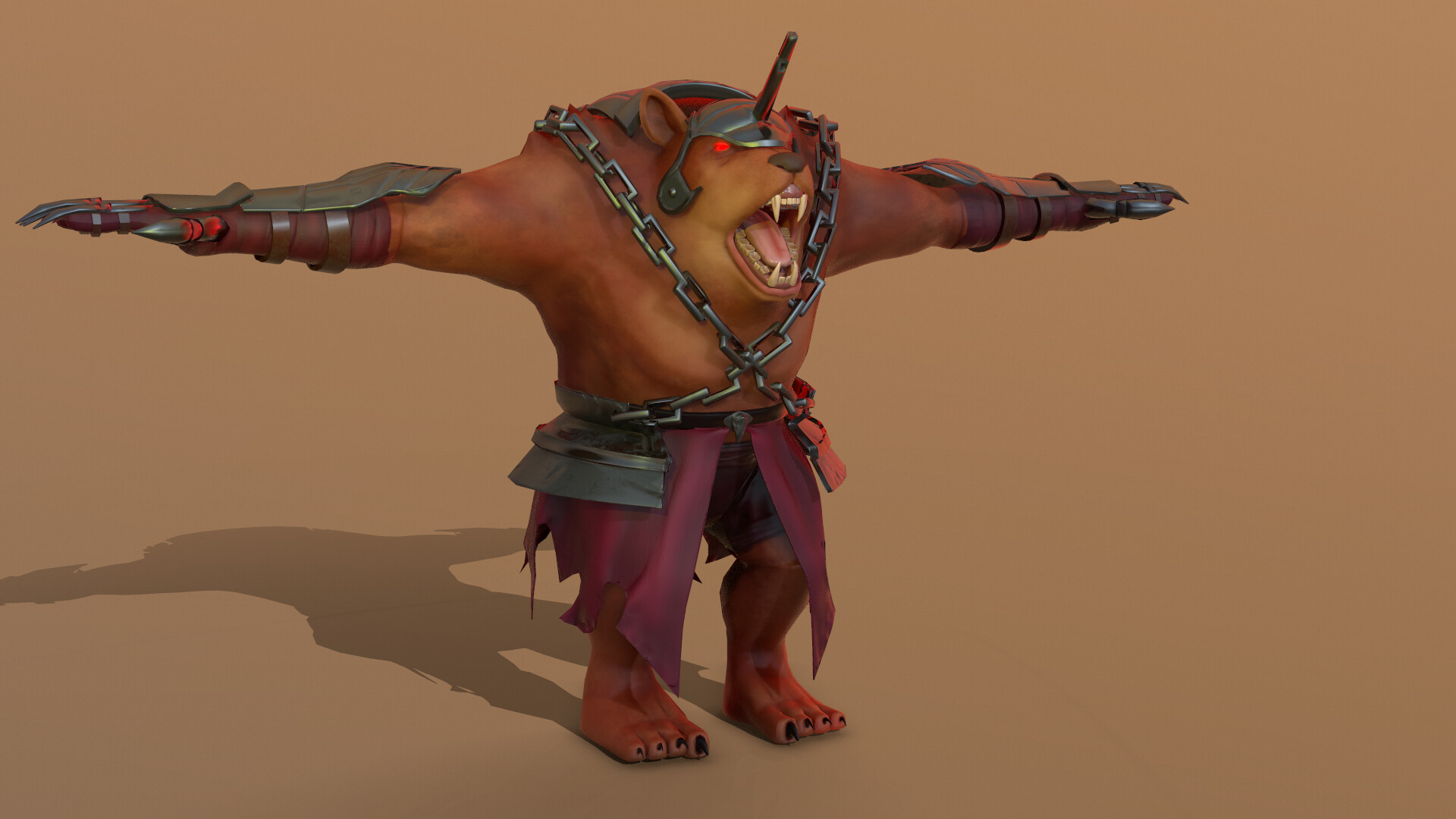 ArtStation - 3D Game Character "Belfegor"