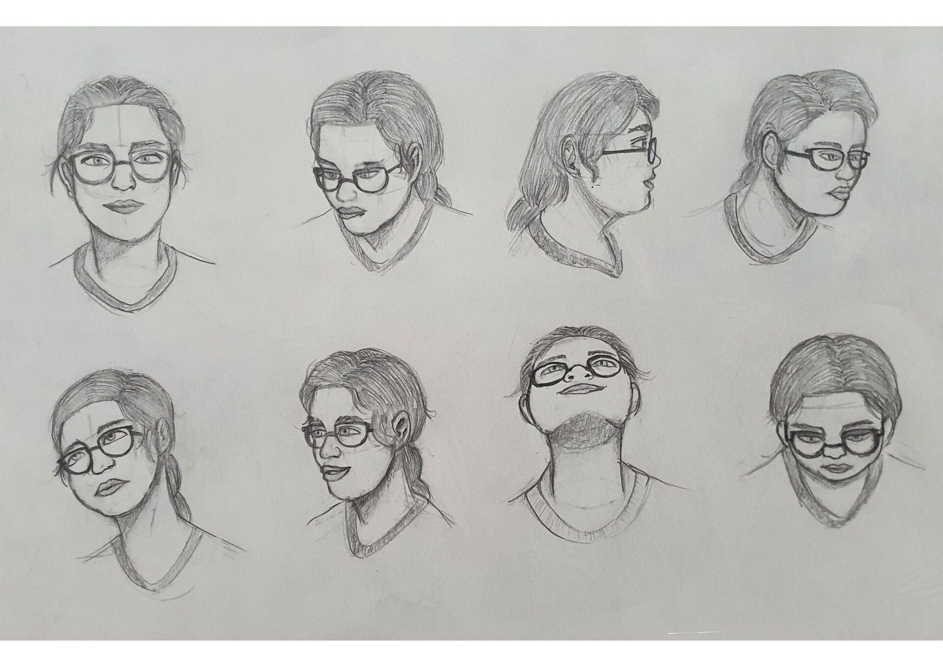 ArtStation - Head Rotation Drawings