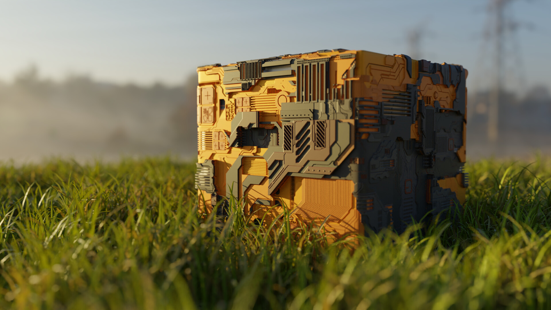 ArtStation - Sci-Fi Cube