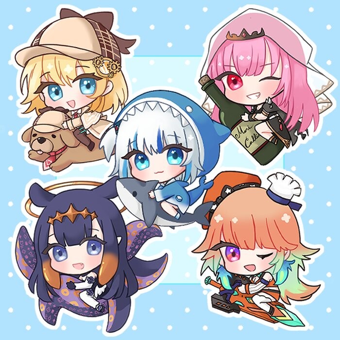 ArtStation - Hololive Chibis