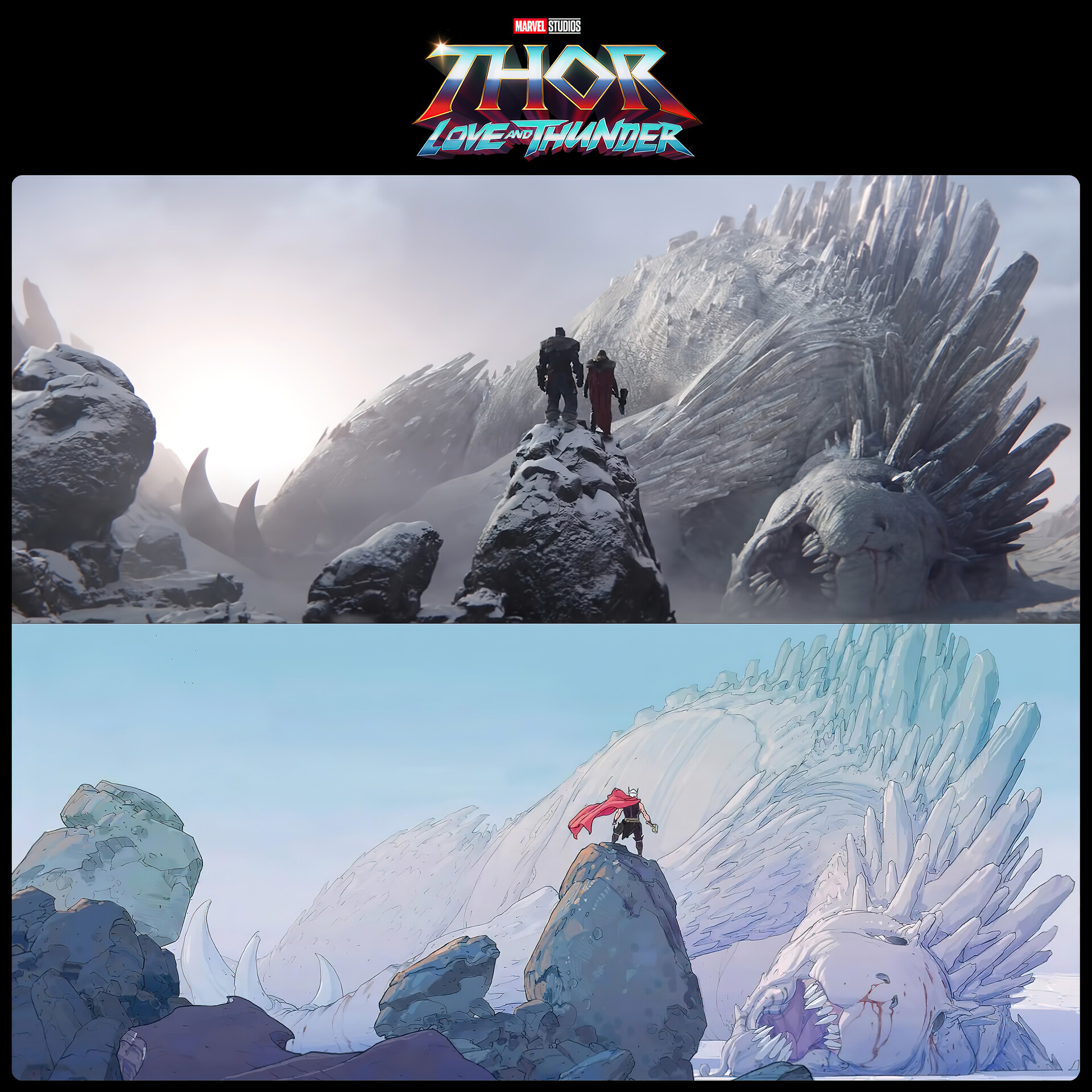 ArtStation - Falligar the behemoth (THOR love and thunder)