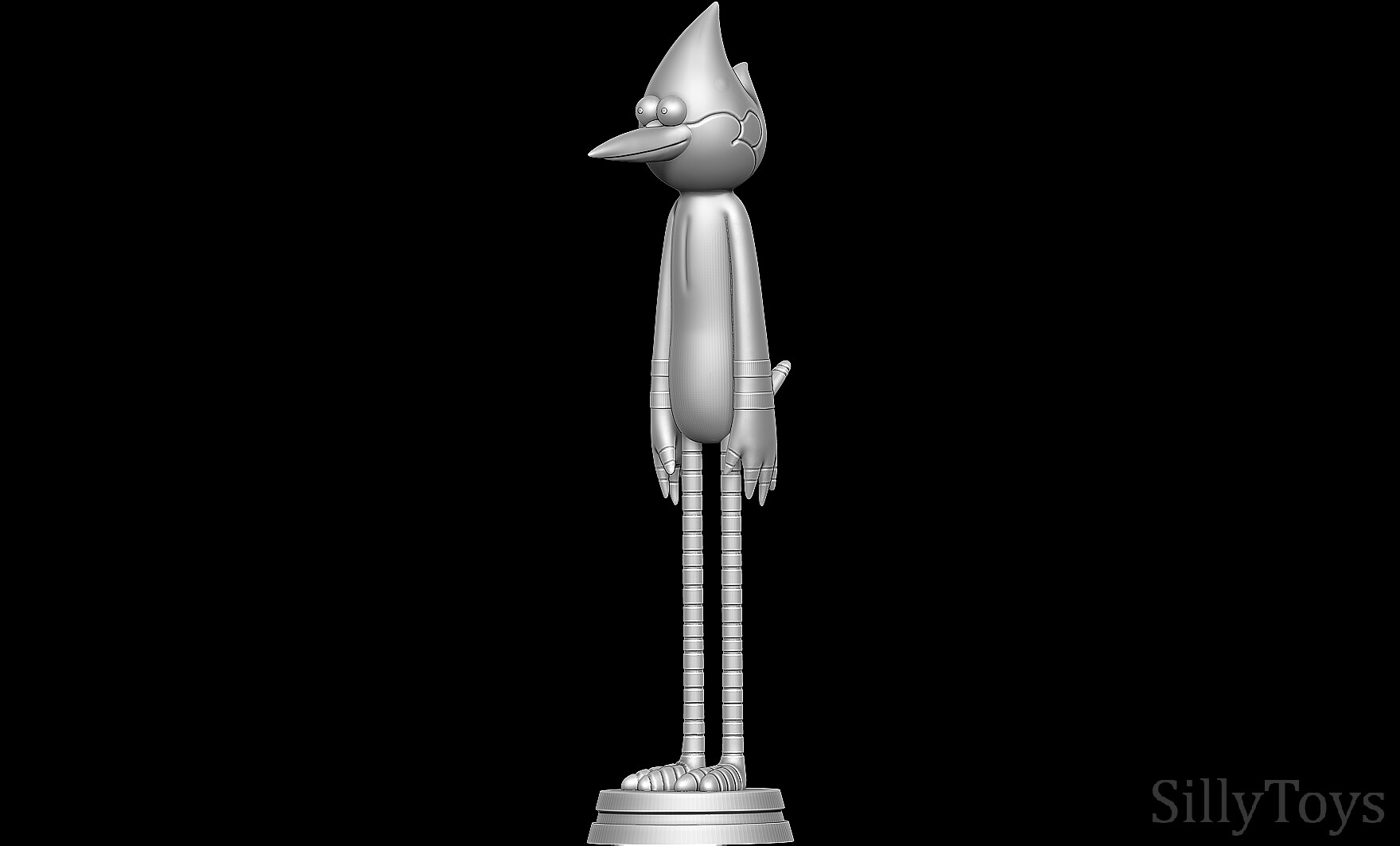 SillyToys - Mordecai - Regular Show 3D print model