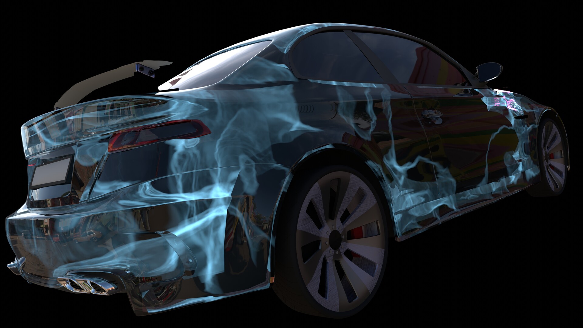 ArtStation - Airbrushed sports car