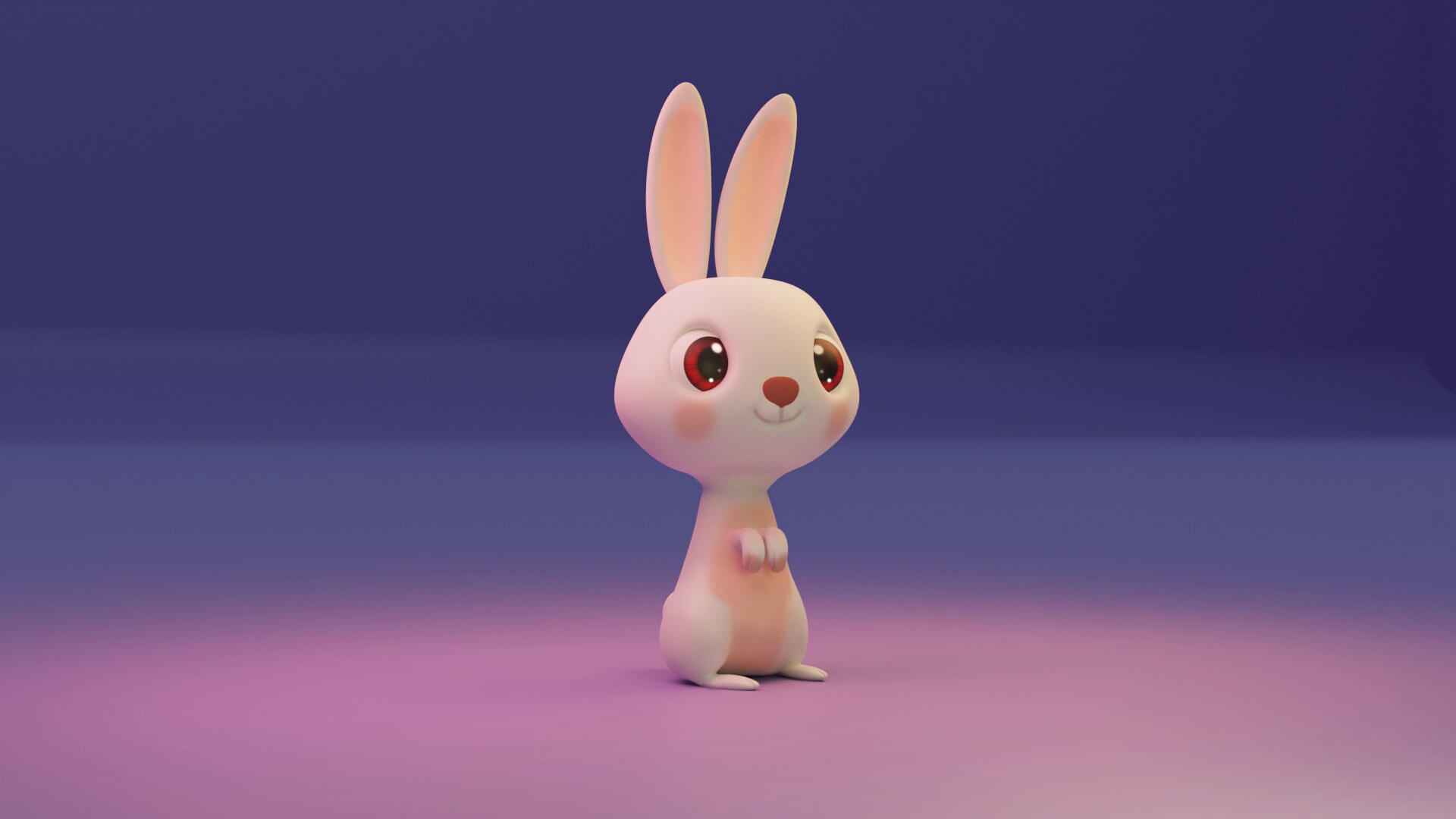 ArtStation - Day 39: Snow rabbit🐰