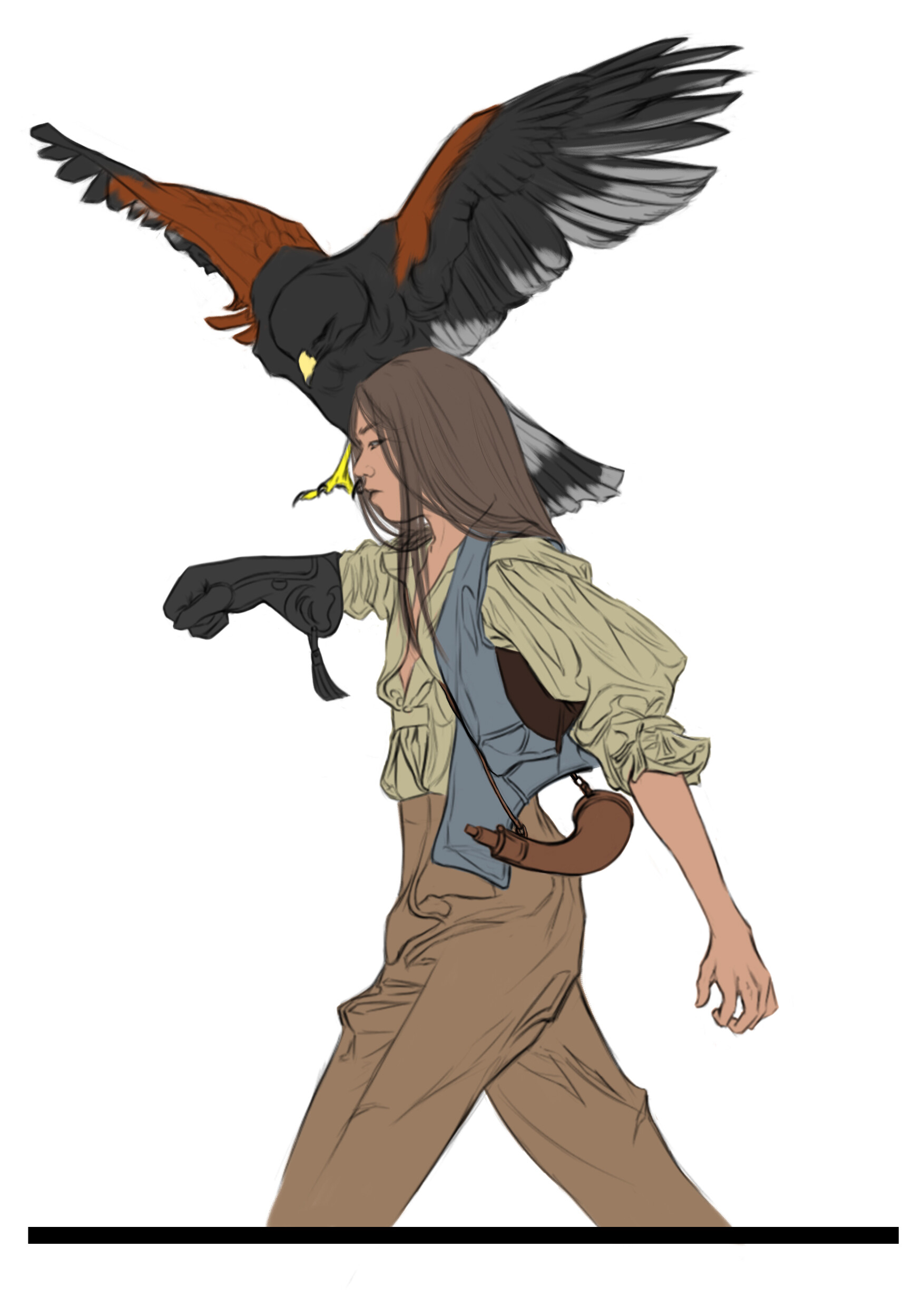 Teo Jia Zhen - Figure Drawing Illustration