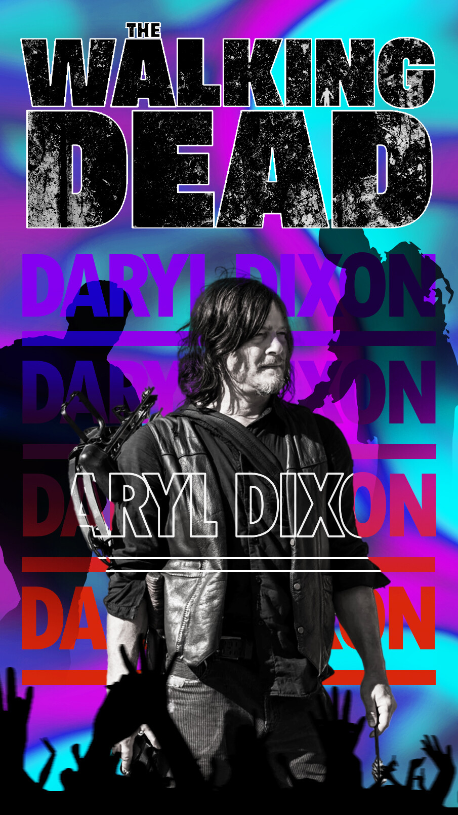 ArtStation - Daryl Dixon fan poster