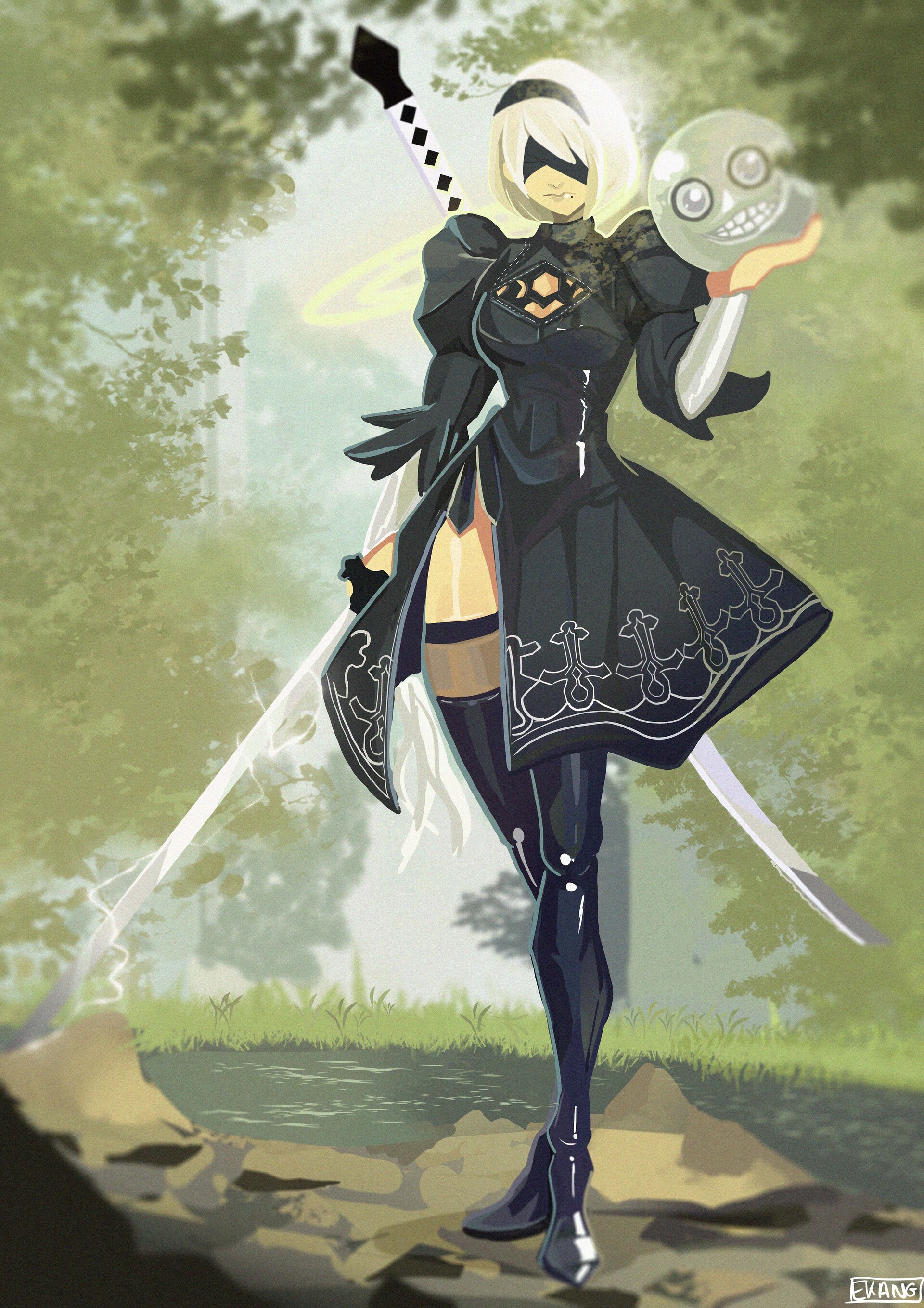 ArtStation - Fan Art Nier Automata 2b