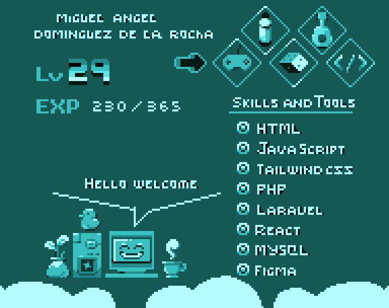 ArtStation - Computer Pixel, Landing for Github_1.0v_2022