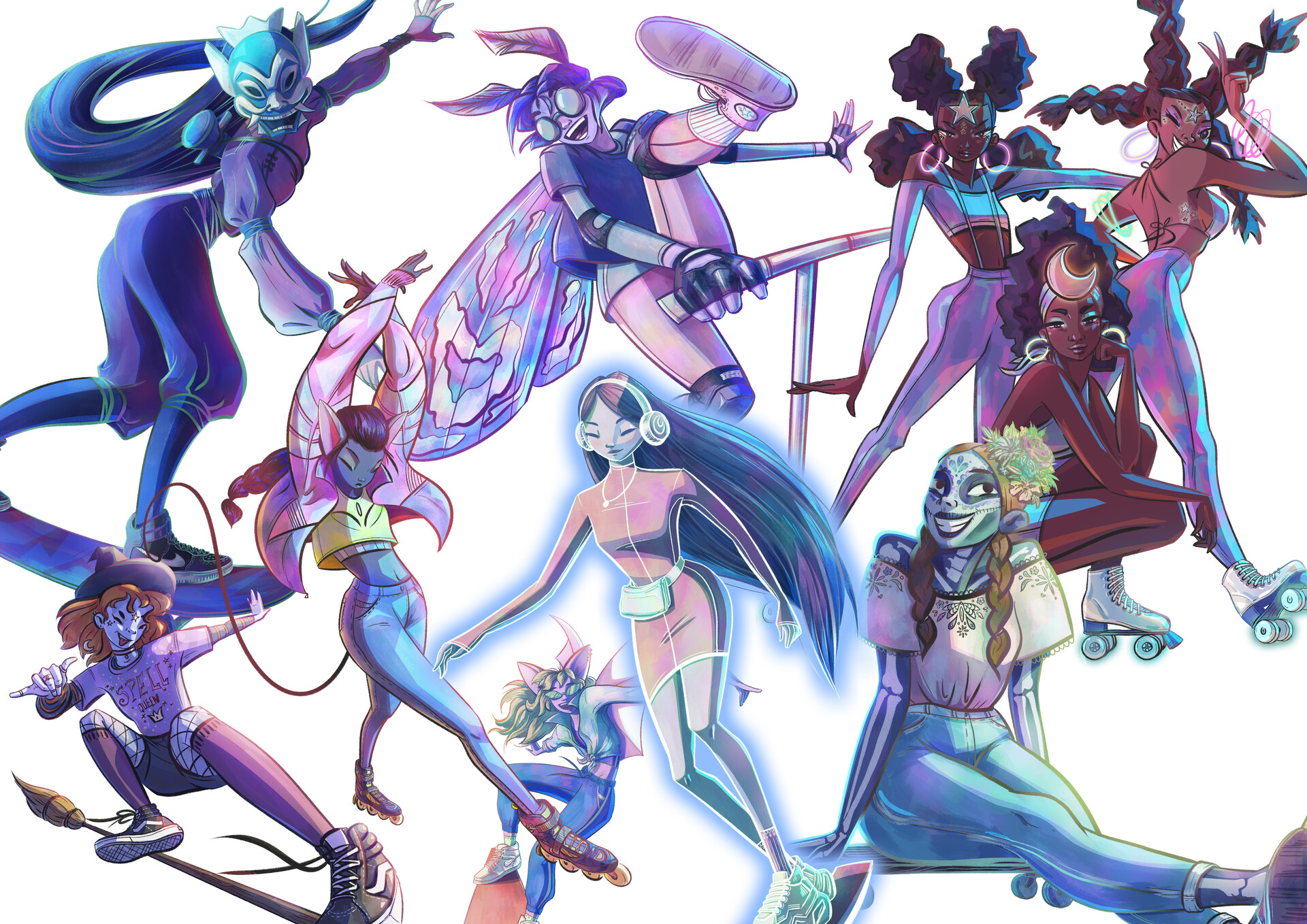 ArtStation - Roller Girls