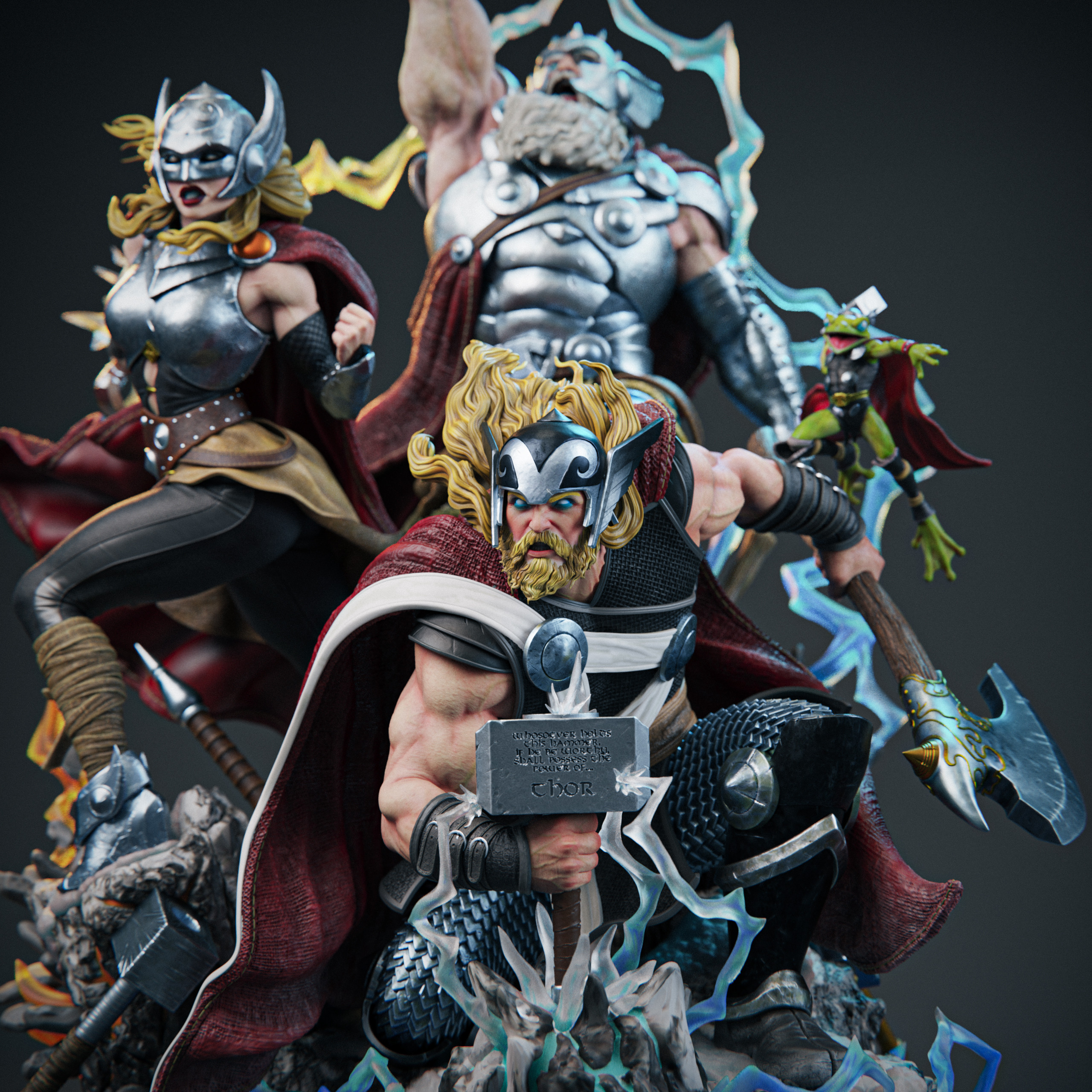 Deyvson William - Thor Diorama Fan Art