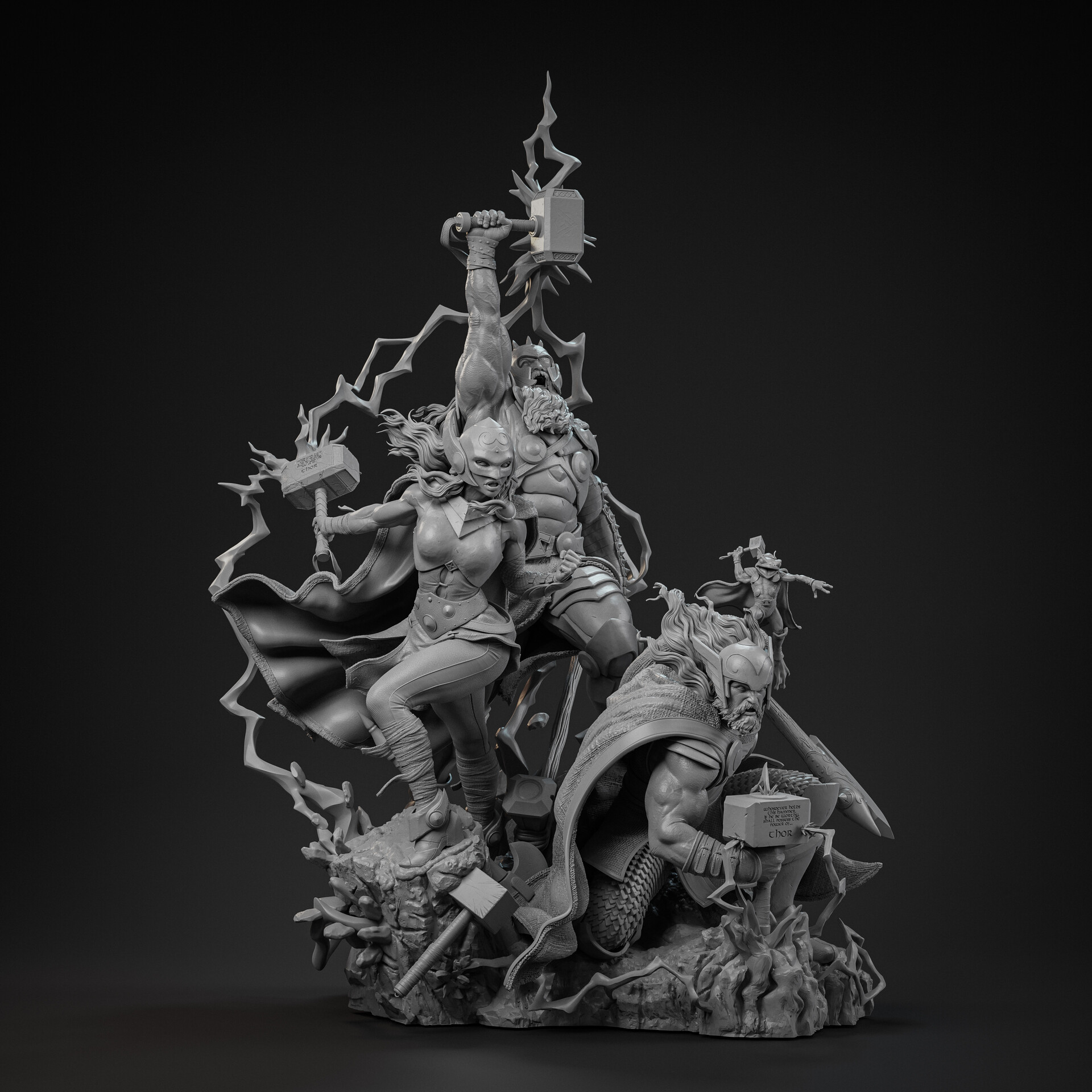 Deyvson William - Thor Diorama Fan Art