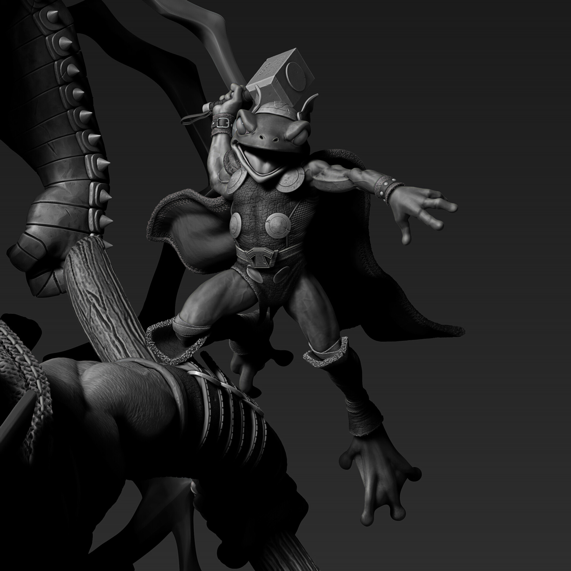 Deyvson William - Thor Diorama Fan Art