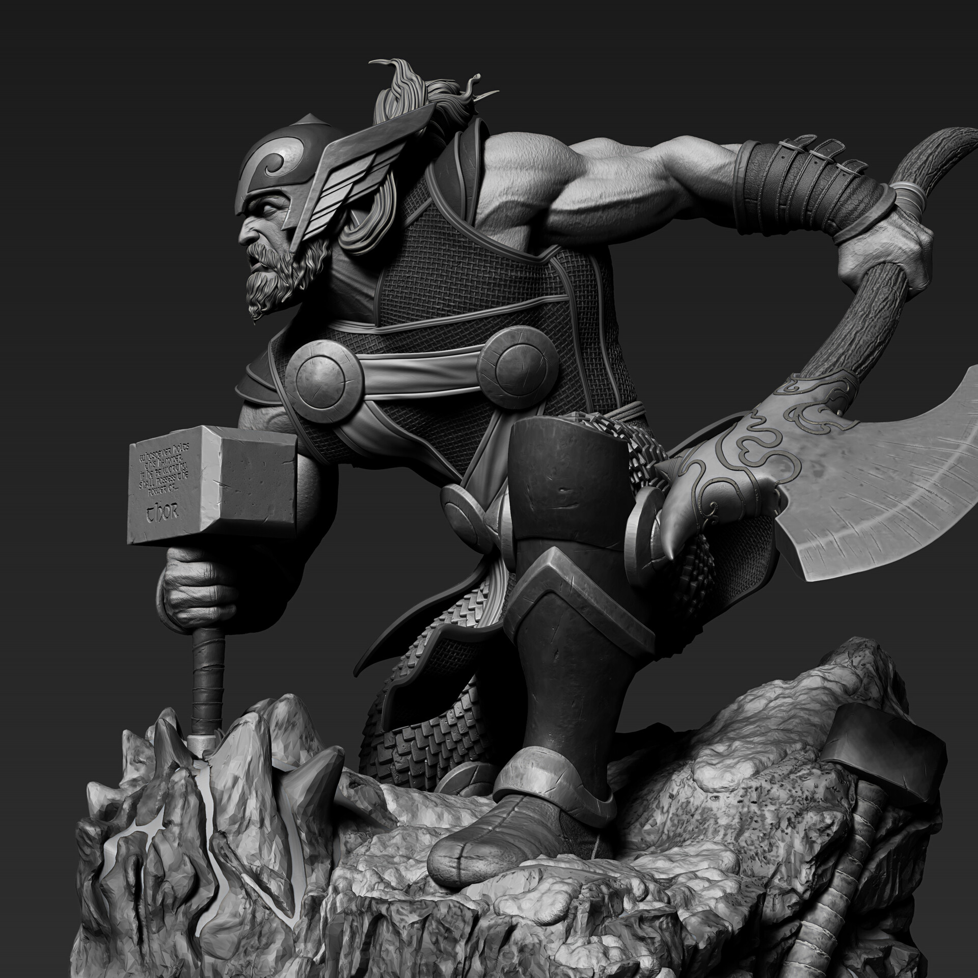 Deyvson William - Thor Diorama Fan Art