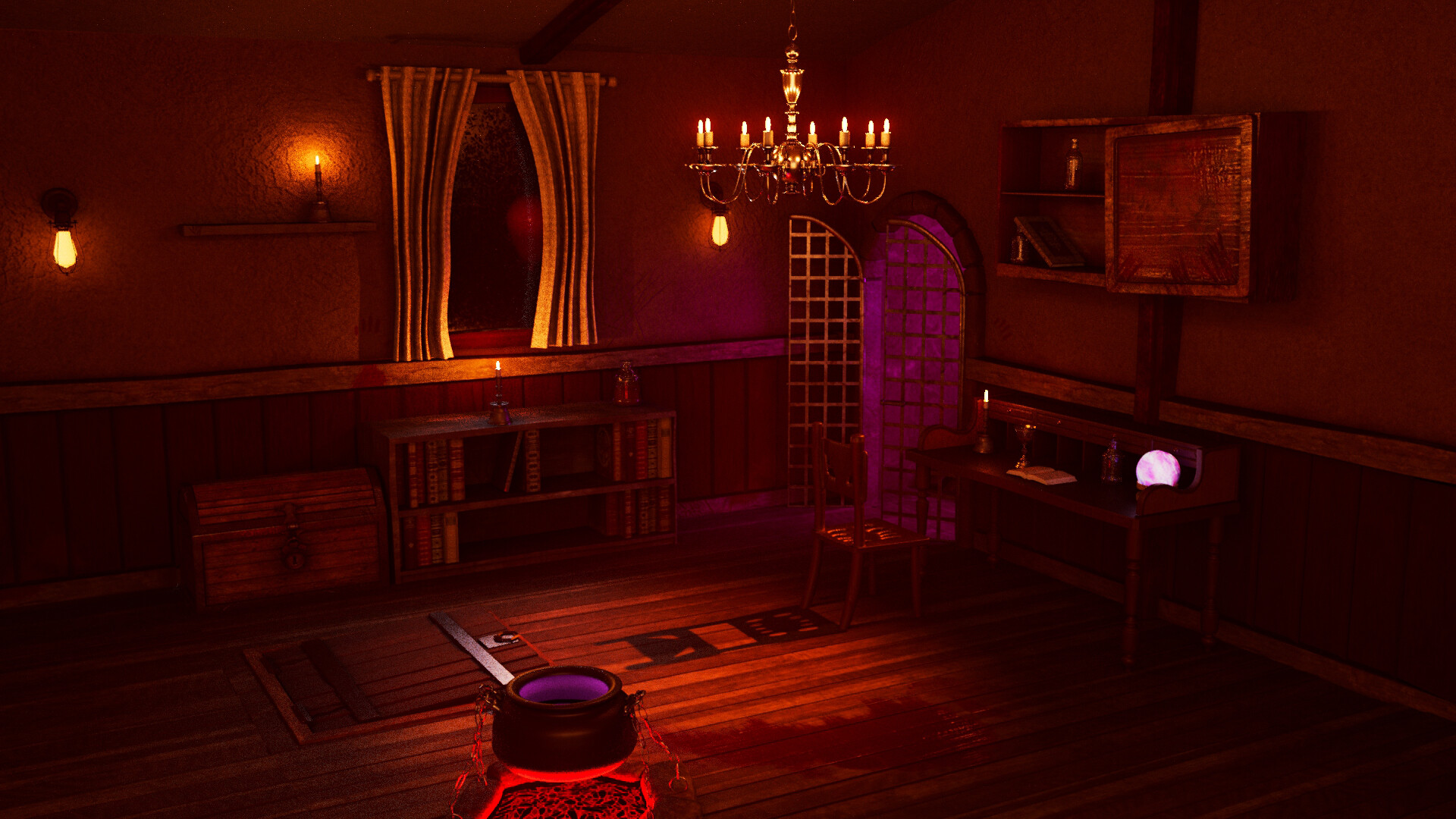 ArtStation - Haunted Room