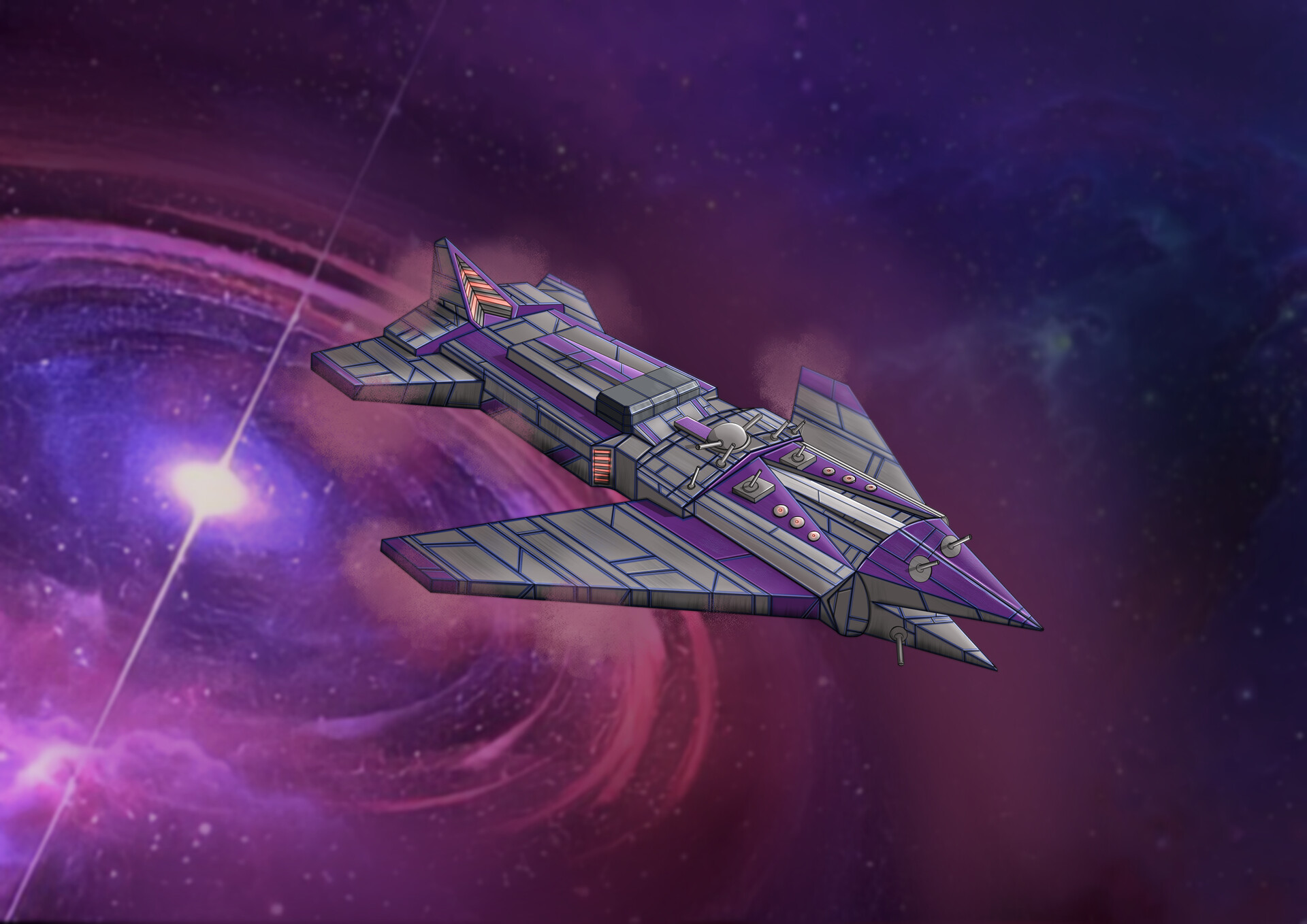 ArtStation - A Spaceship