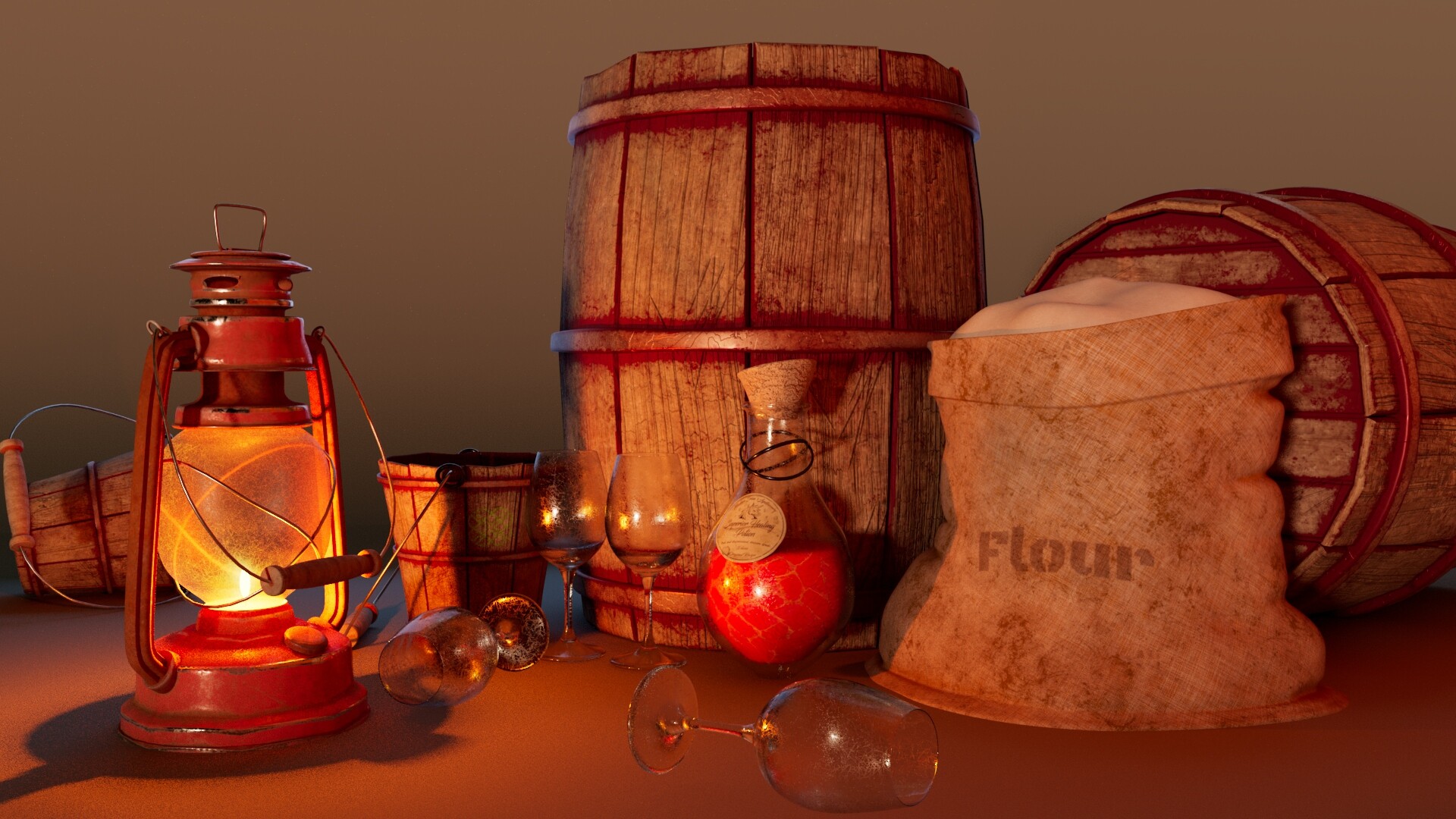 ArtStation - Rustic Prop Set