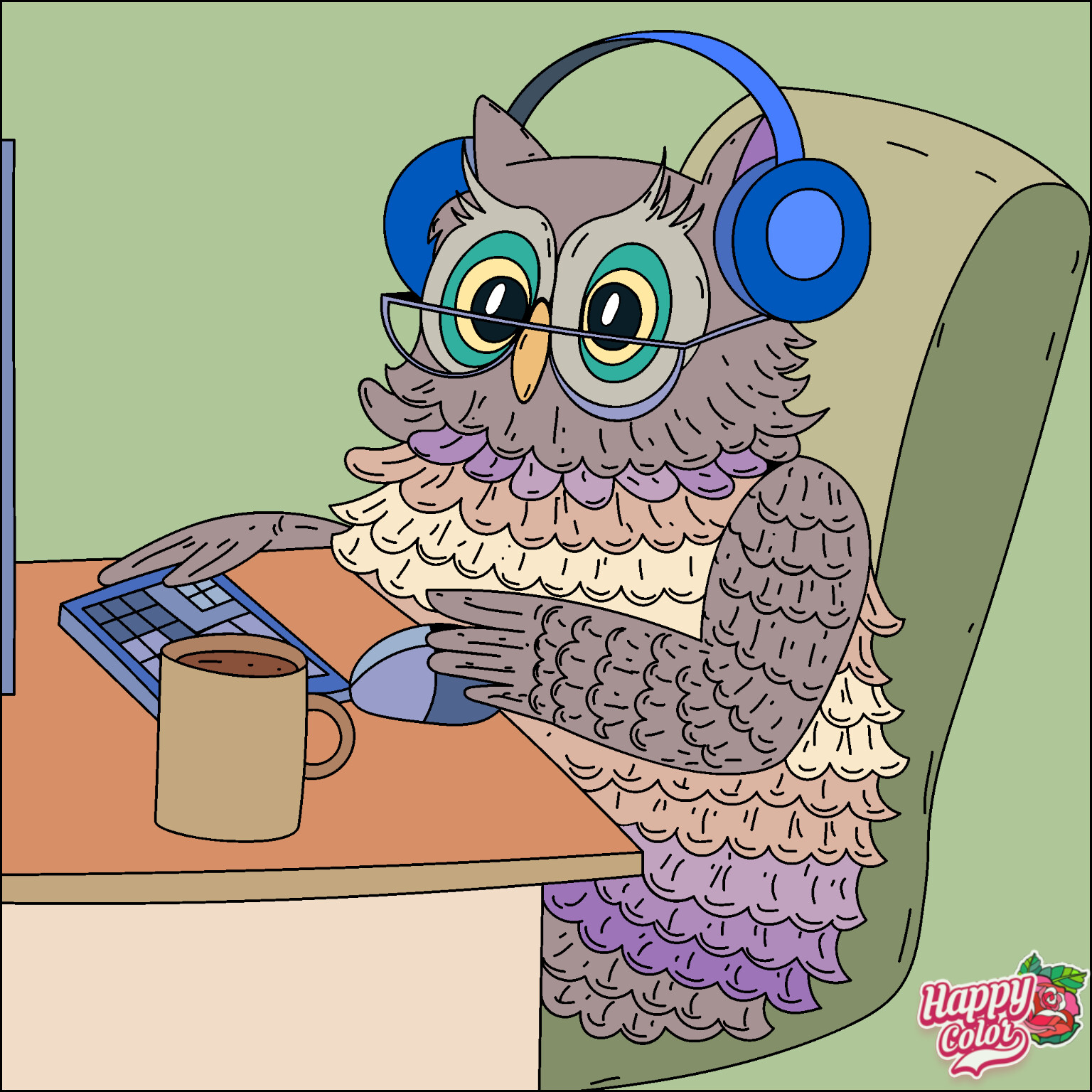 ArtStation - Computer 🖥️ Owls