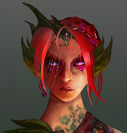 ArtStation - Zyra - League of Legends inspired concept