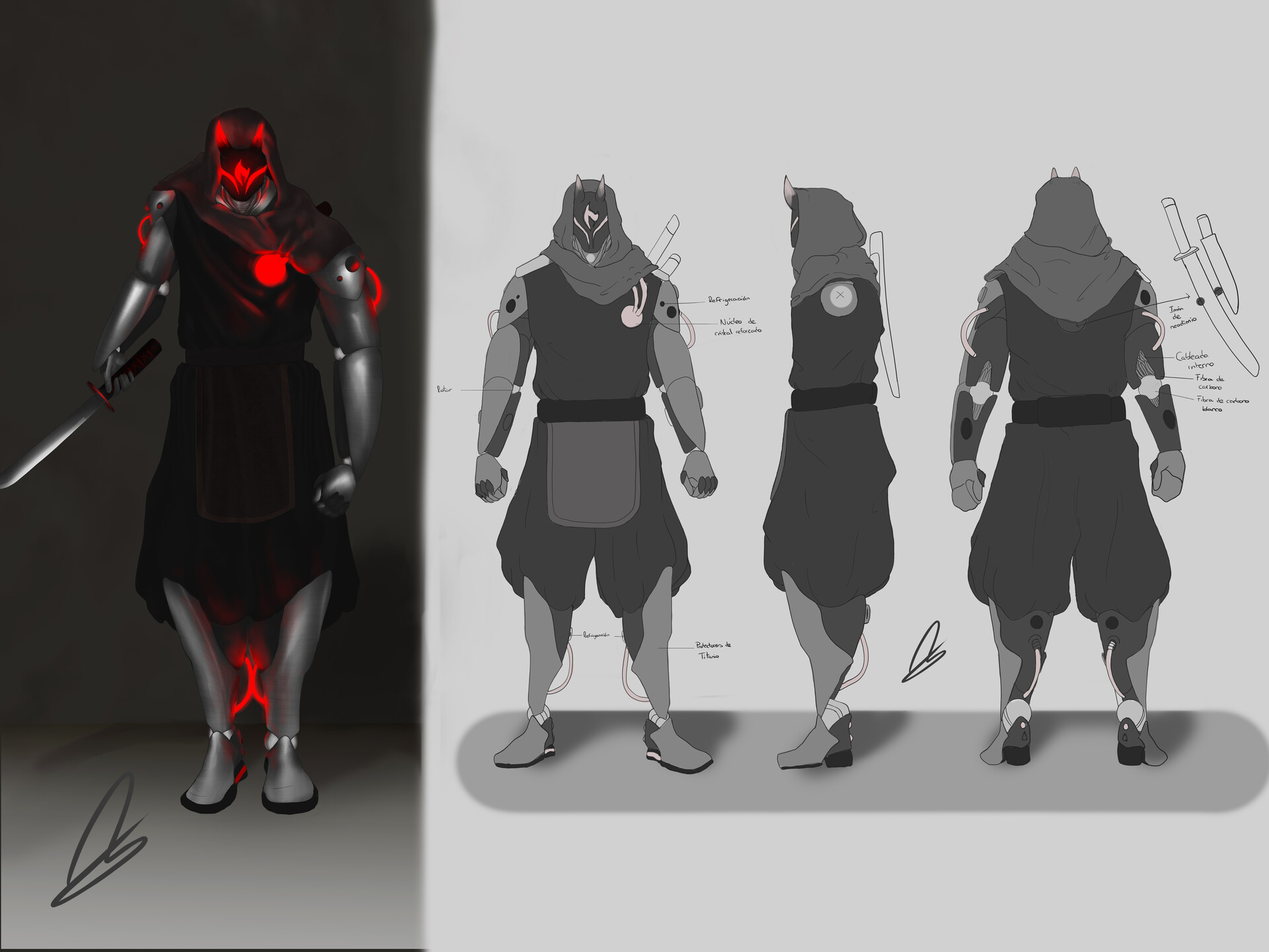 ArtStation - Yemon, the dark guardian.