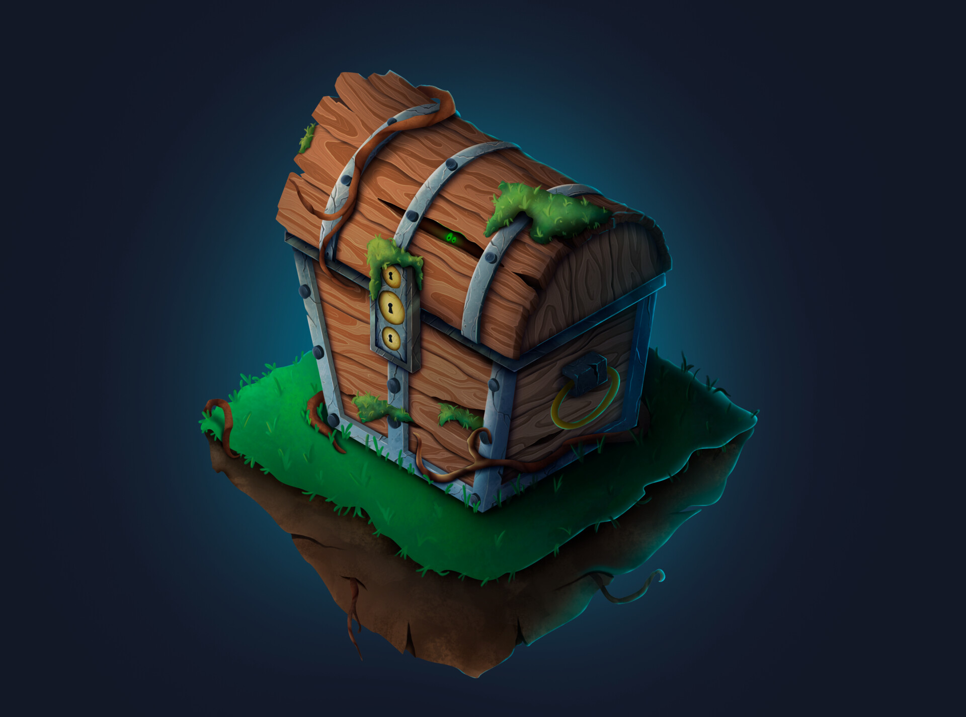 ArtStation - Forest chest