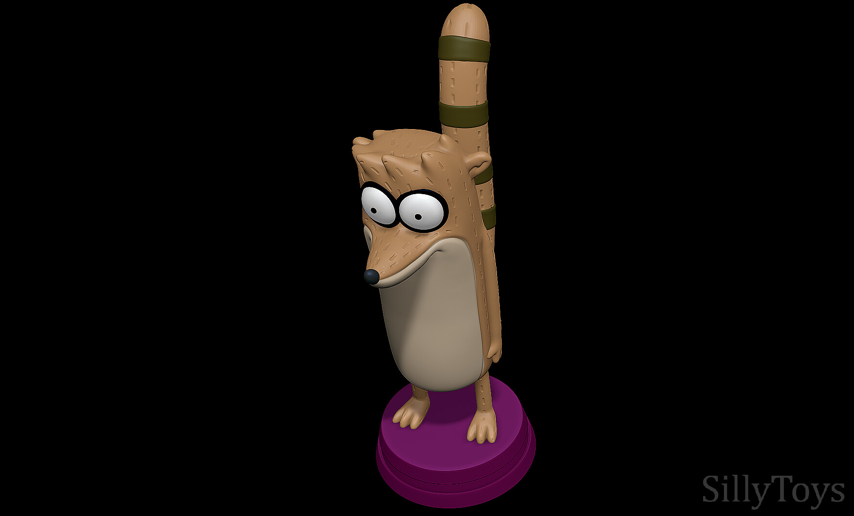 SillyToys - Rigby - Regular Show 3D print model