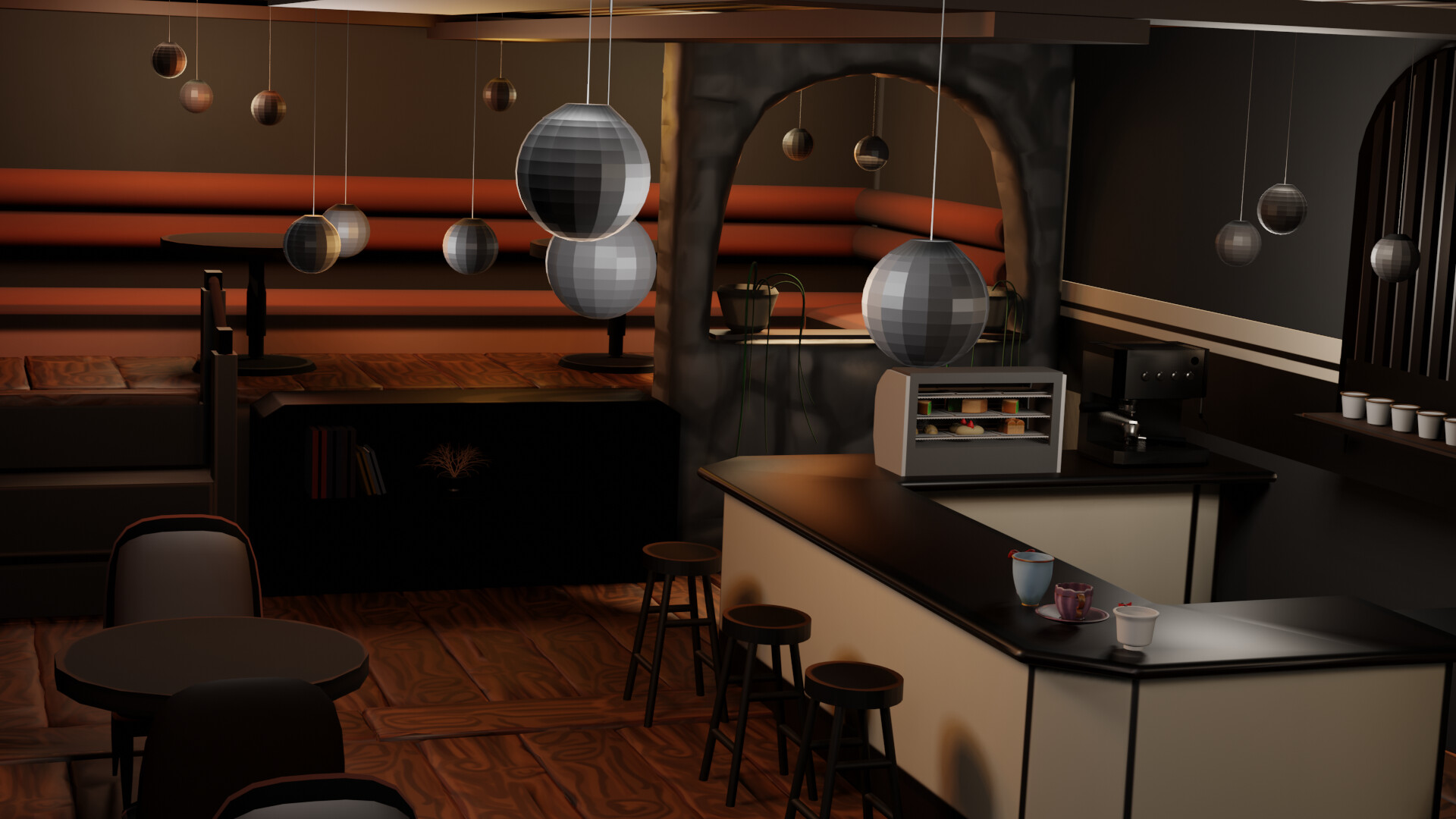 ArtStation - Cafe and Forest scenes