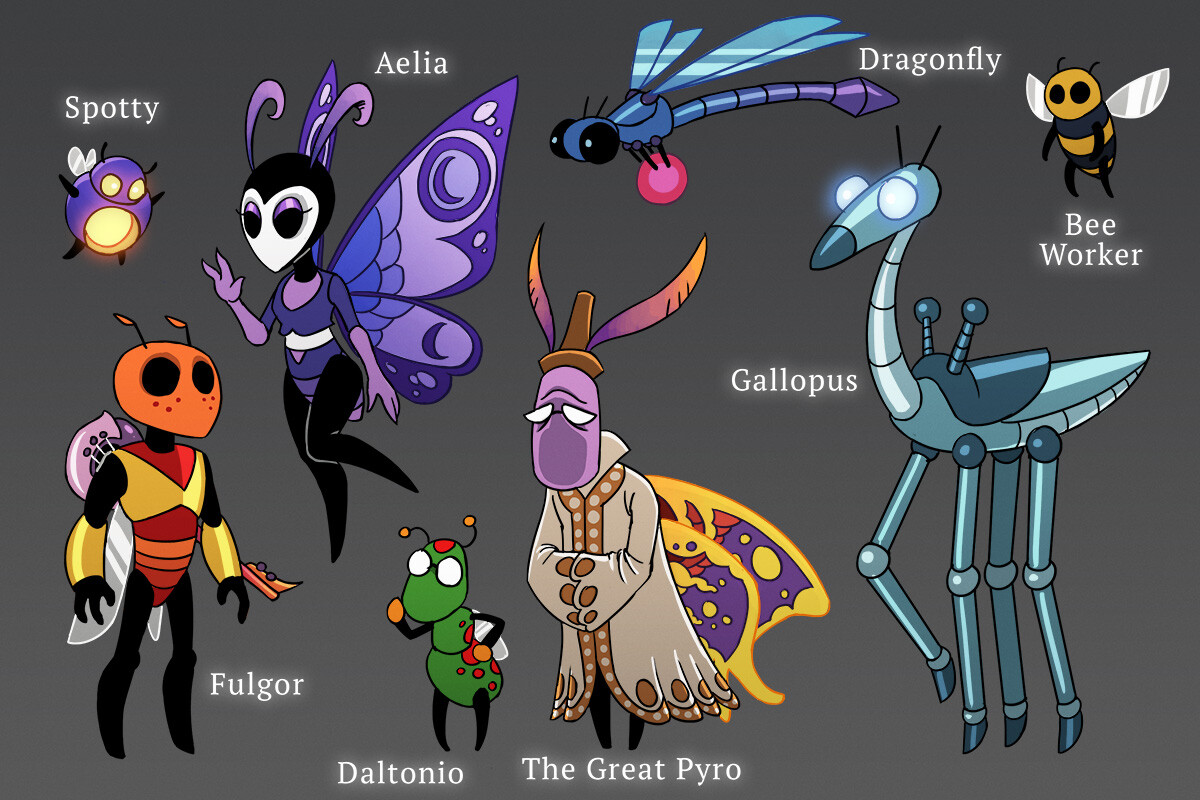 ArtStation - Insektors a la Hollow Knight