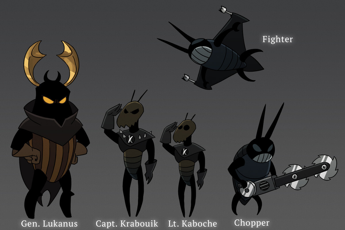 Alain JULLIEN - Insektors a la Hollow Knight