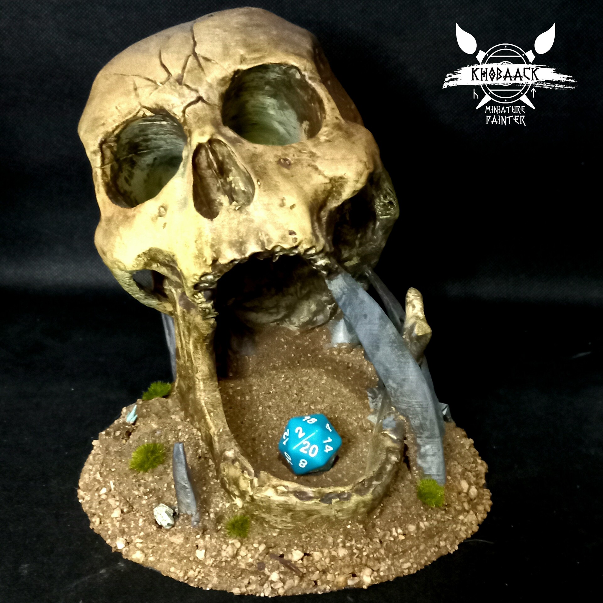 skull dice tower