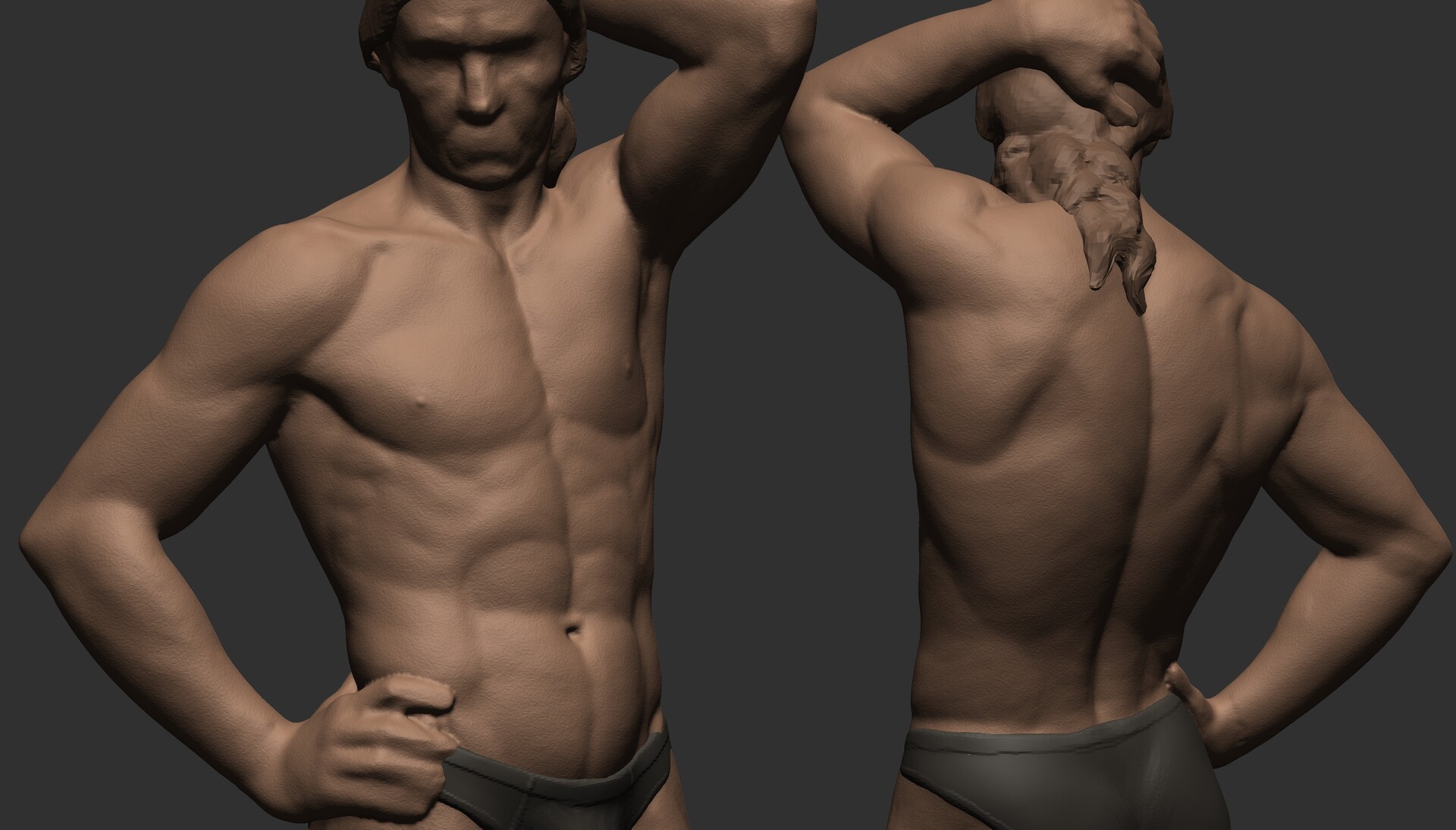 ArtStation - Torso practice 2