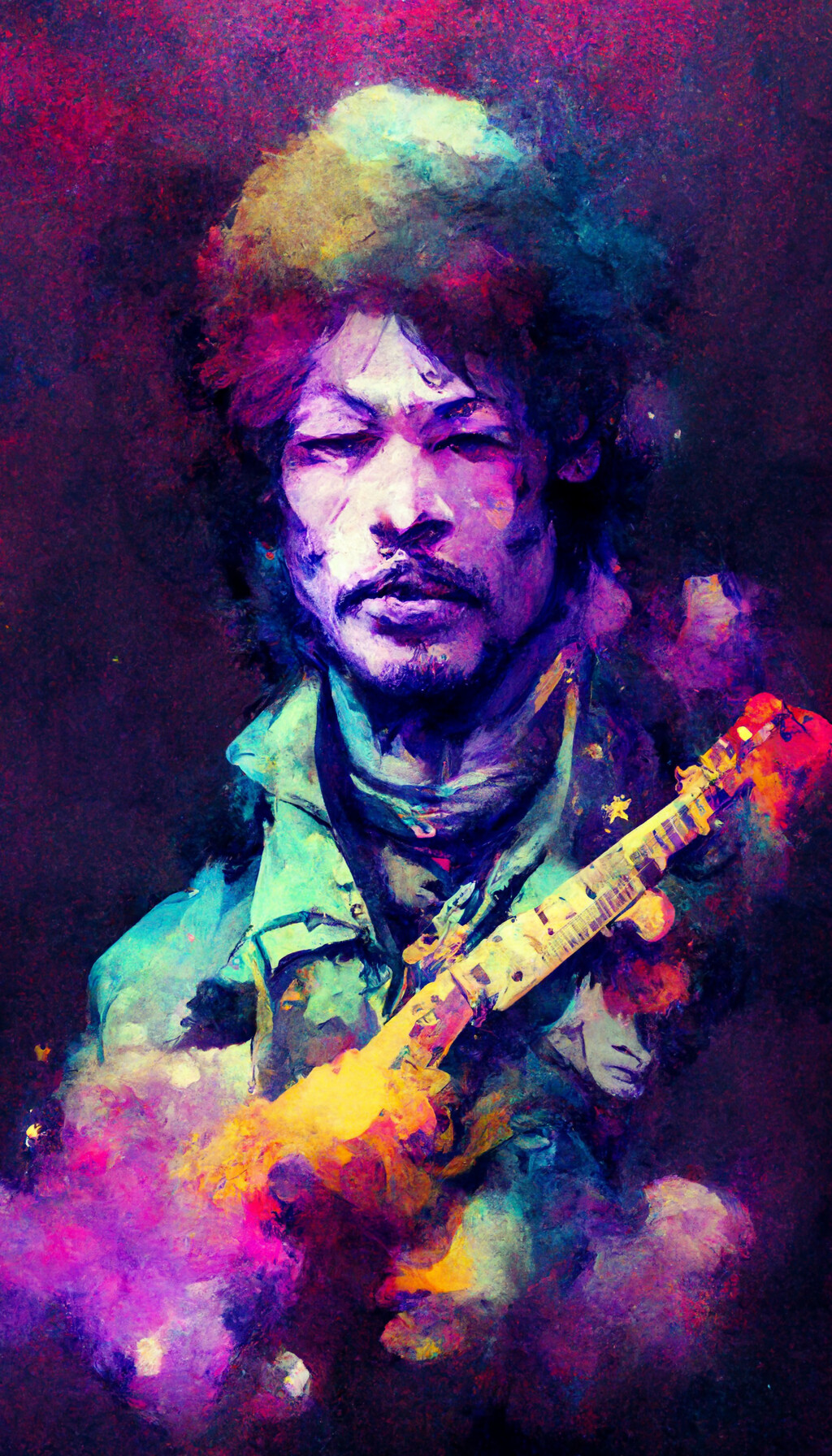ArtStation - Jimi Hendrix
