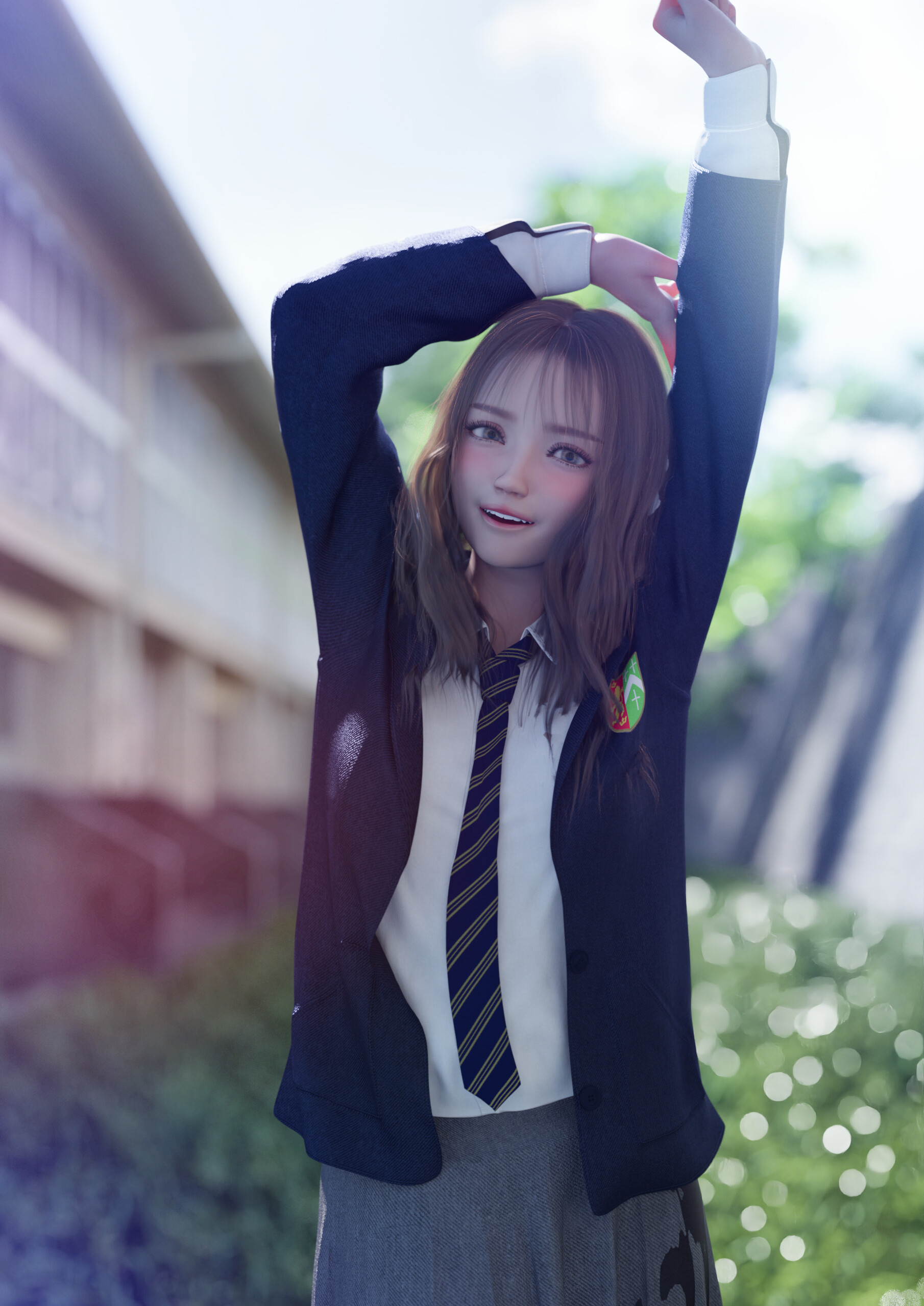 Artstation School Girl