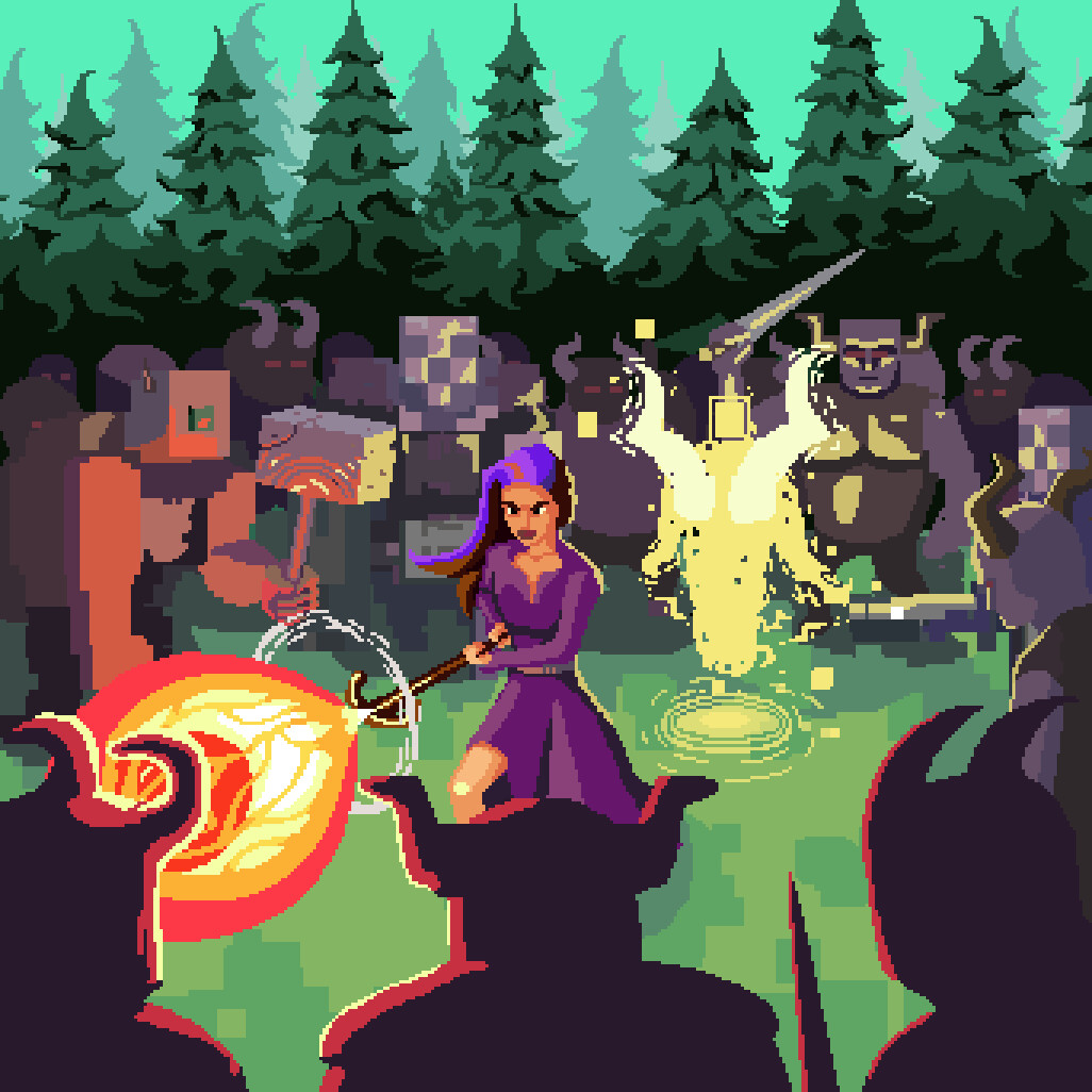 ArtStation - Feature Graphic for a game