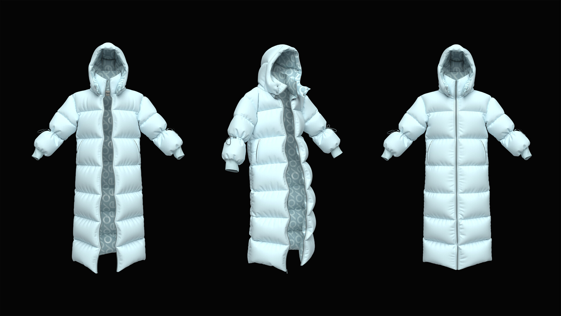 deep3dstudio - Puffer coat