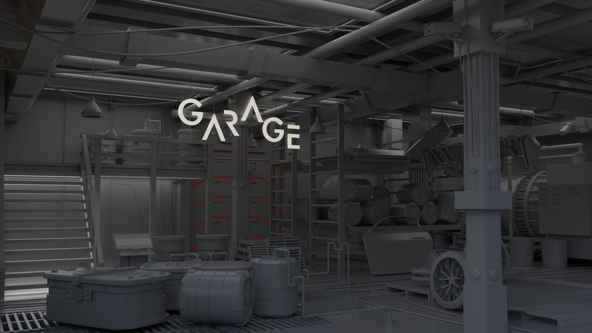 ArtStation - Sci Fi Garage