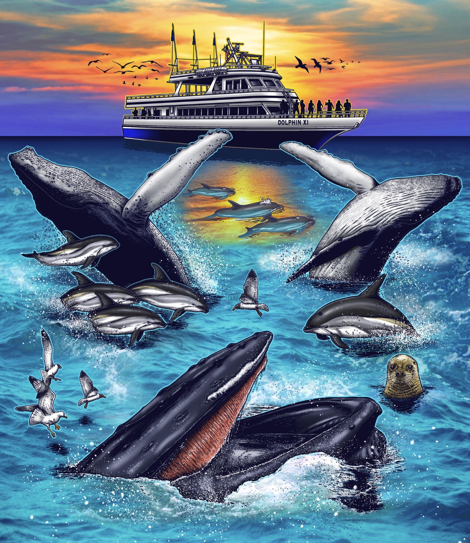 ArtStation - Whales and Dolphins