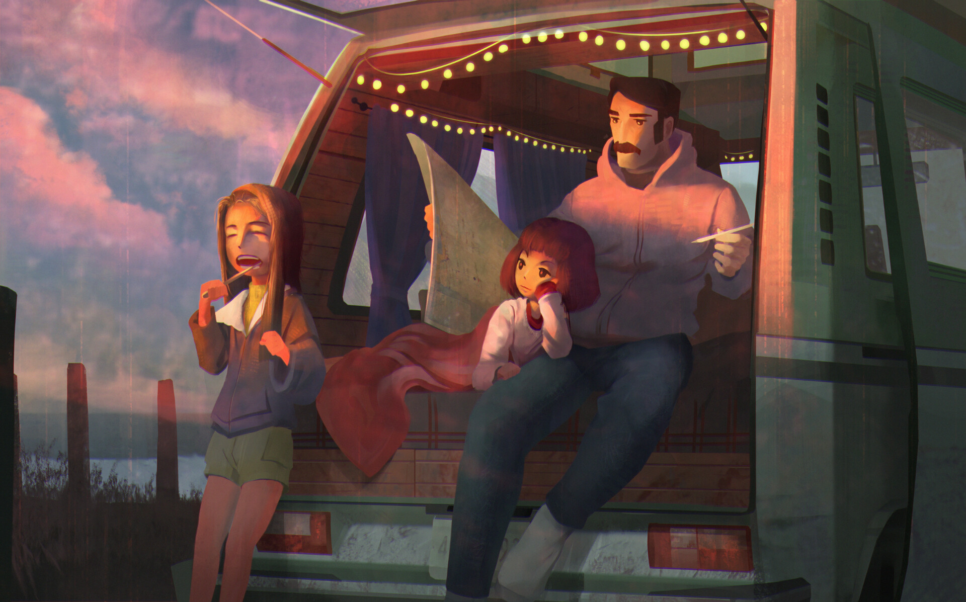 ArtStation - Wanderers of the South - Golden Hour