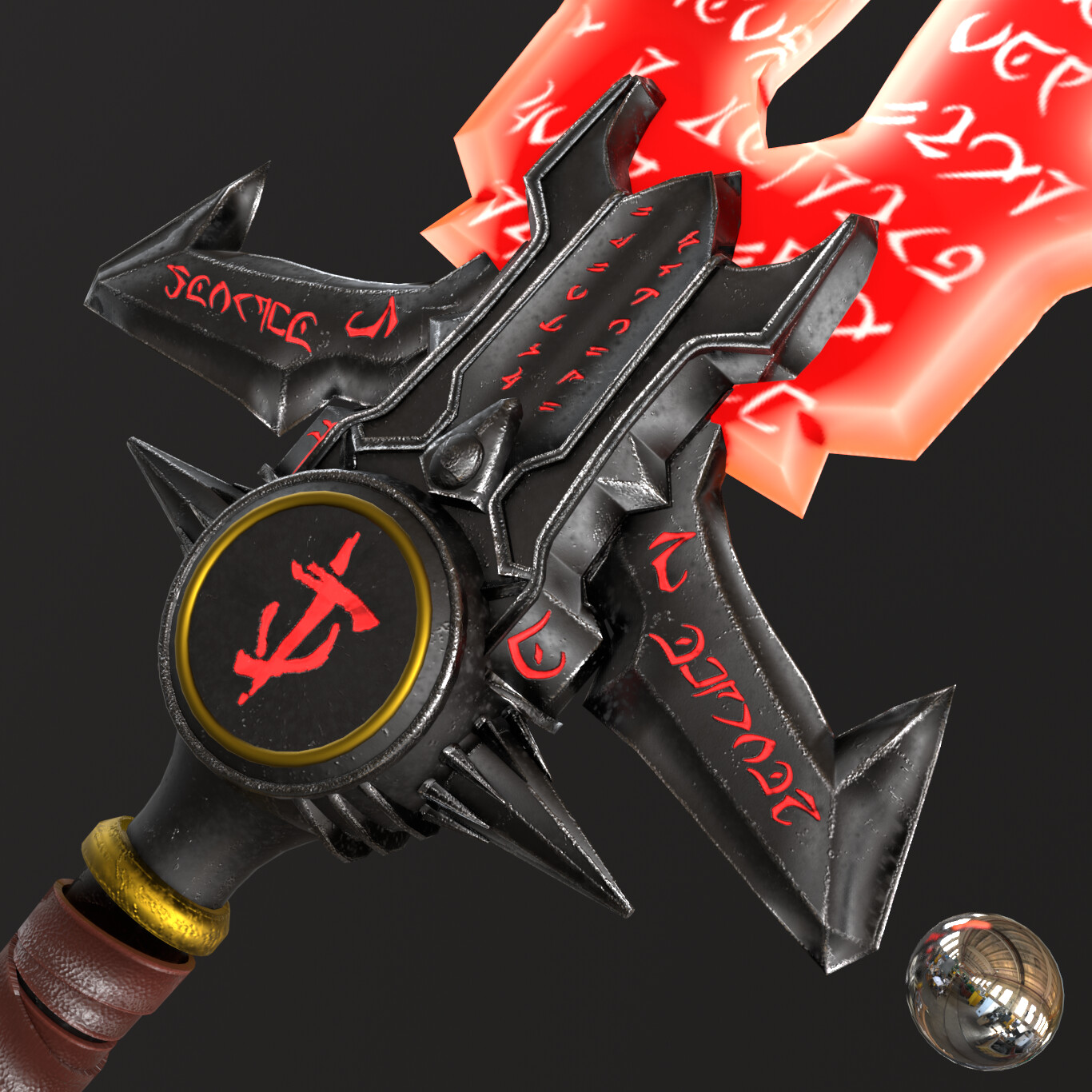 Ateş - Doom Eternal Crucible Sword Fan Art