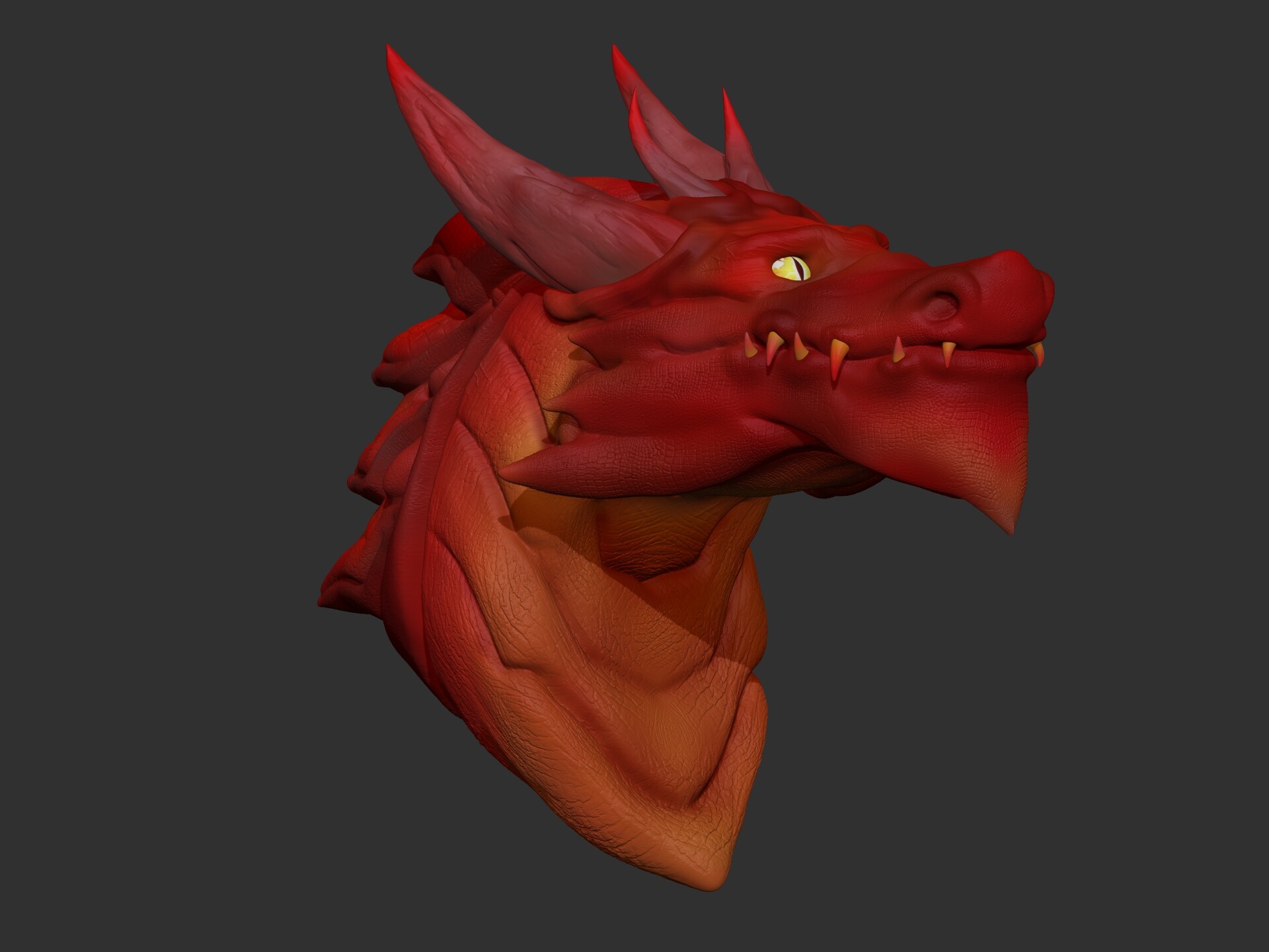 ArtStation - Dragon modeling