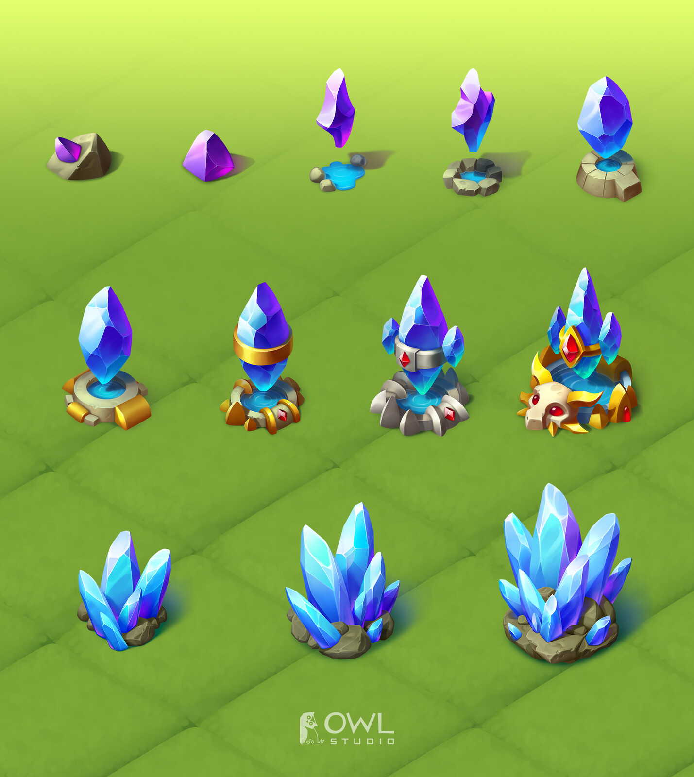 OWL Studio - Merge Game - Objects & Props - Part 4