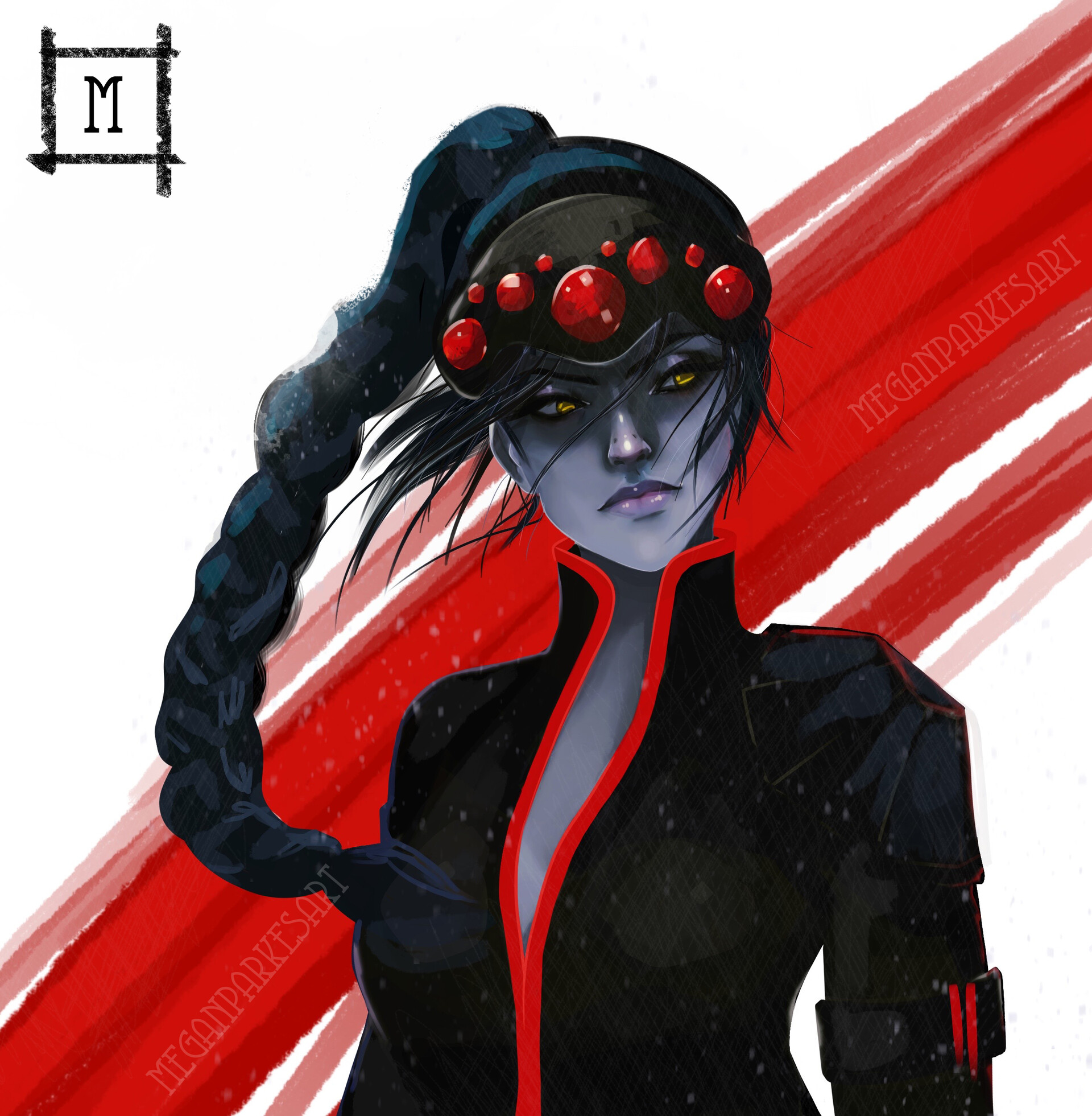 ArtStation - Widowmaker sketch